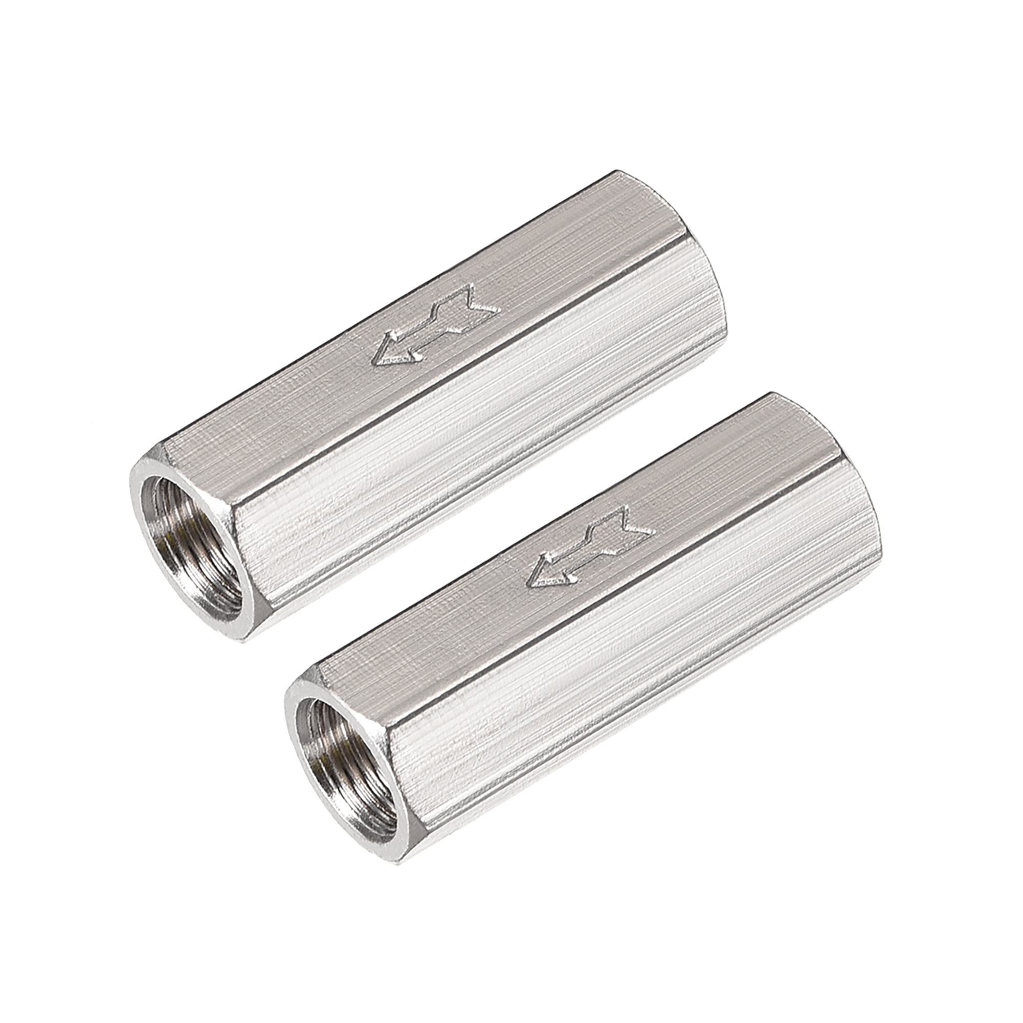 Uxcell G 1/8" One Way Female Threaded Full Port Check Valve Copper ...