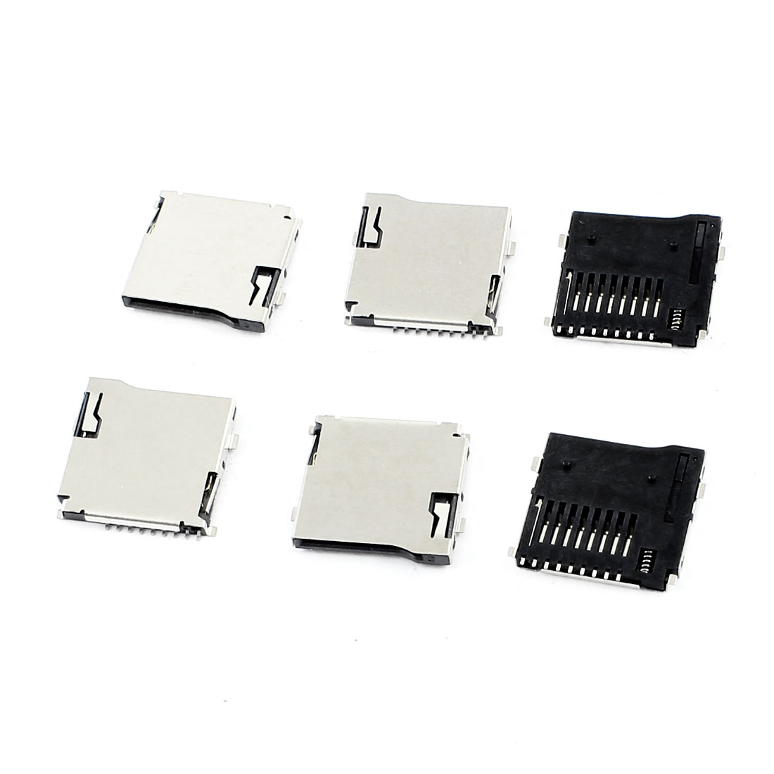 Unique Bargains PCB Mount Push-out Design Tansflash Micro SD Memory ...