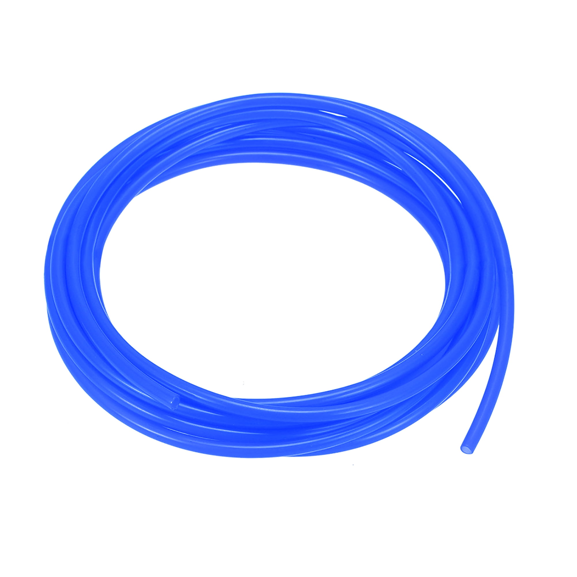 Unique Bargains PE Plastic Tubing Polyethylene Tube Hose Blue 3/16" x 1 ...