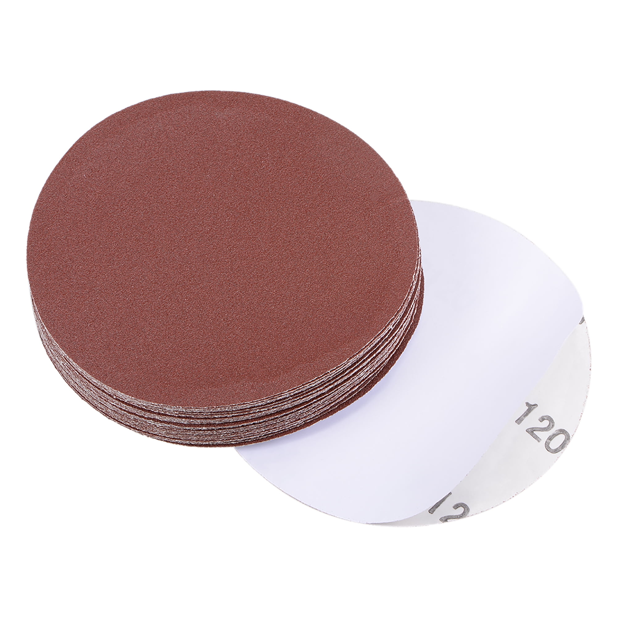 Unique Bargains PSA Sanding Disc 5Inch Aluminum Oxide Adhesive Back ...