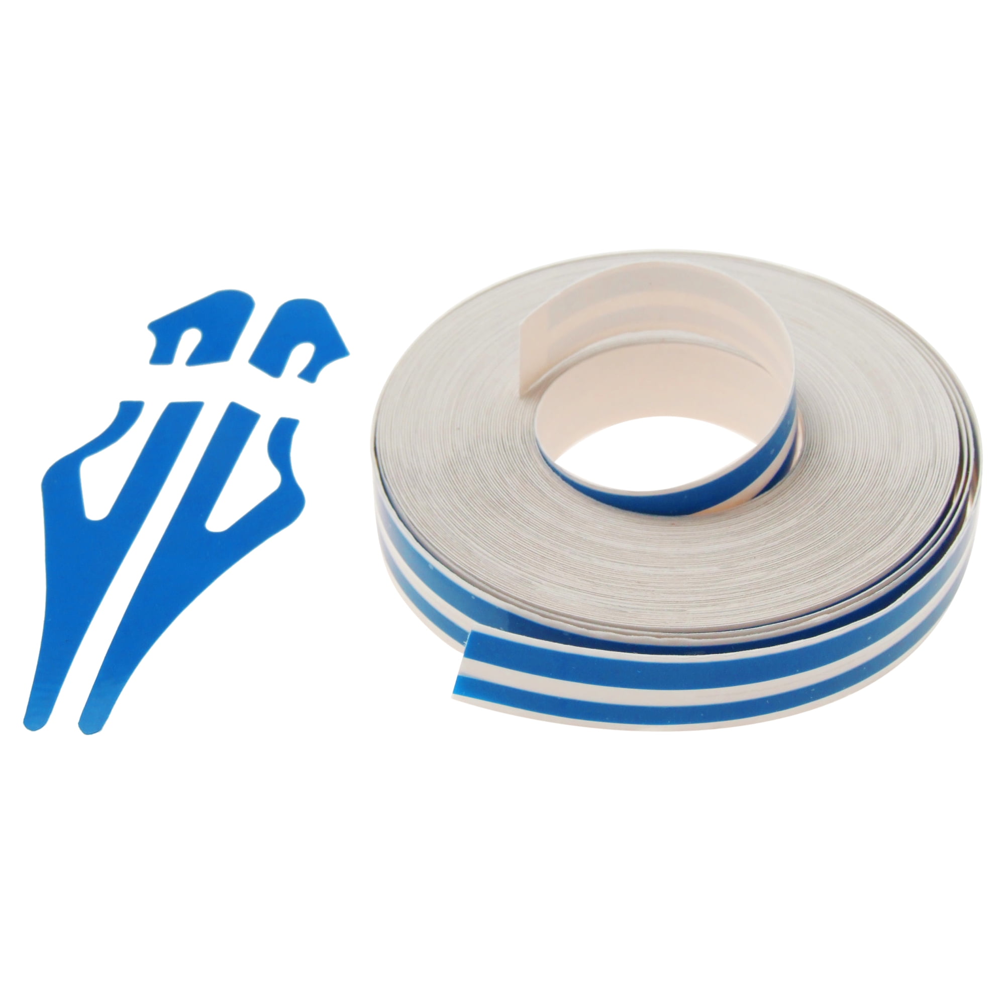 Unique Bargains W12 x L9800mm Adhesive Striping Tape Blue Car Exterior ...