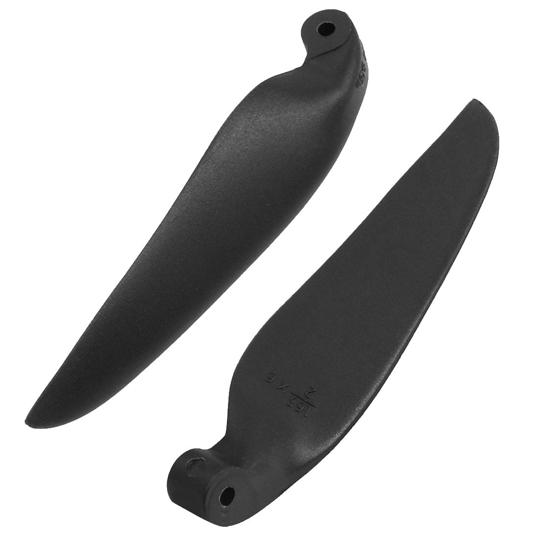 Unique Bargains Pair 8 x 6 Inch Black Plastic Folding Propeller Prop ...