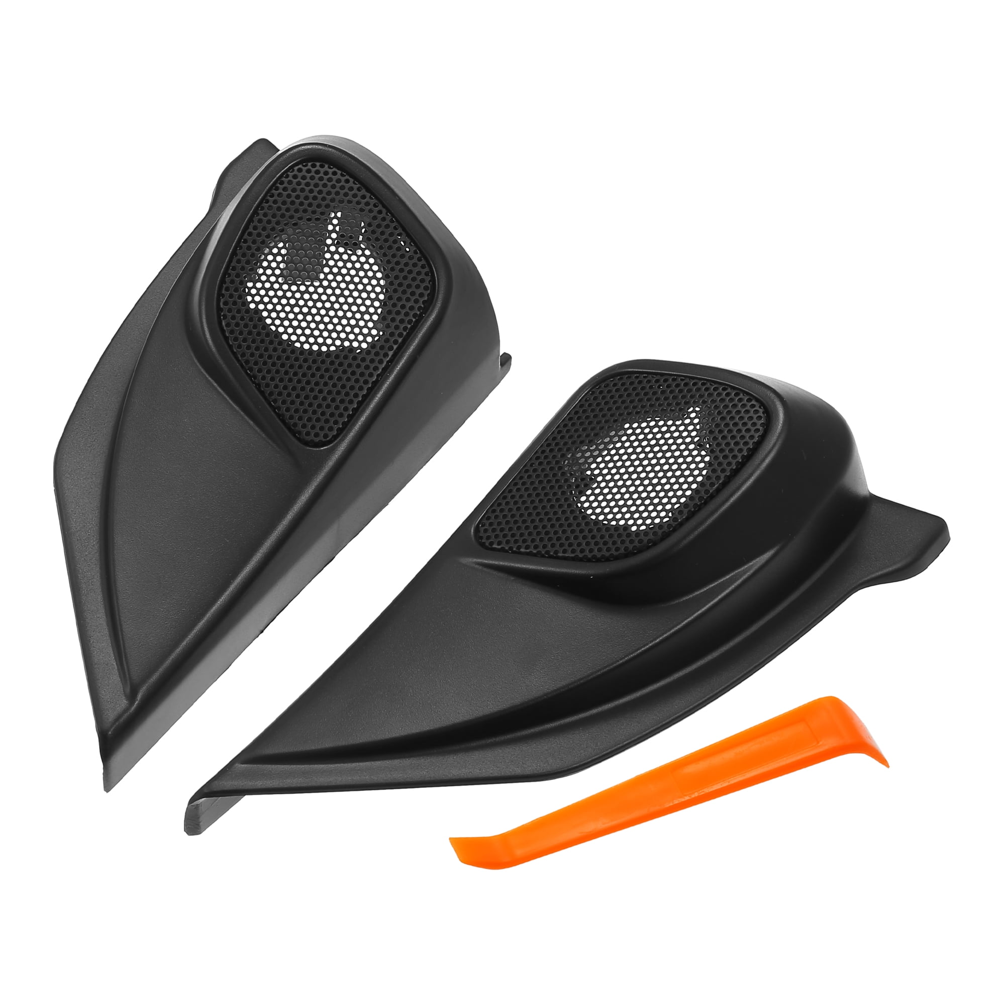 Unique Bargains Pair Car Door Window Cover Trim Speaker Panel Fit for ...