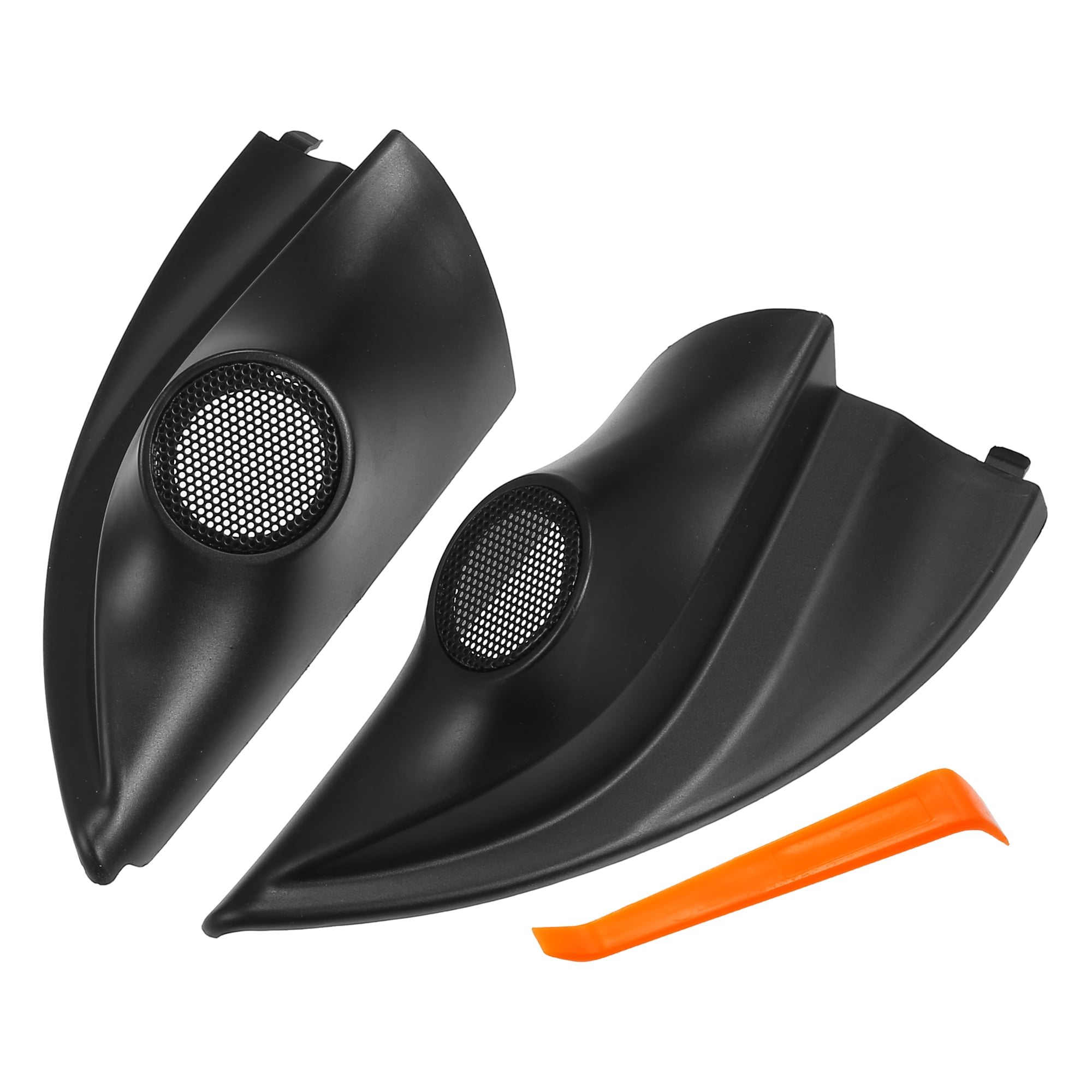 Unique Bargains Pair Car Door Window Cover Trim Speaker Panel Fit for ...