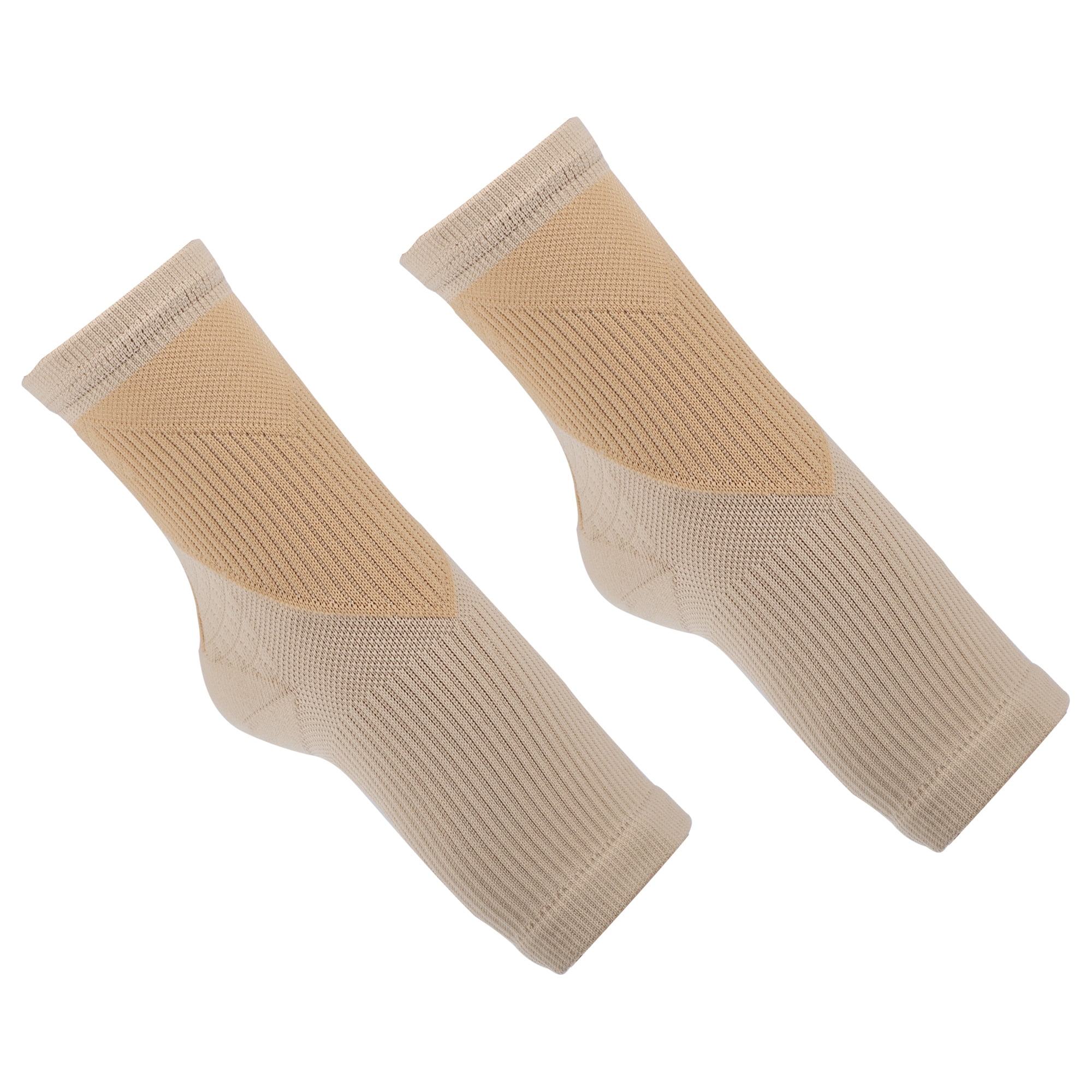 Unique Bargains Pair Compression Ankle Sleeve Socks Unisex Ankle Brace ...