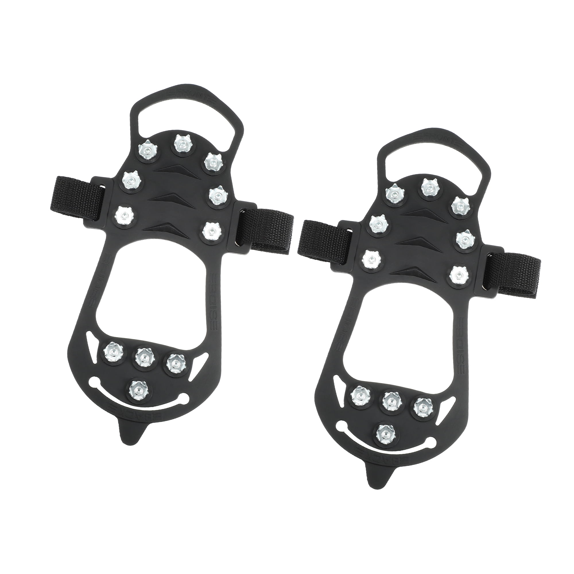 Unique Bargains Pair Crampons Ice Cleats Shoes Spikes Grips Traction ...