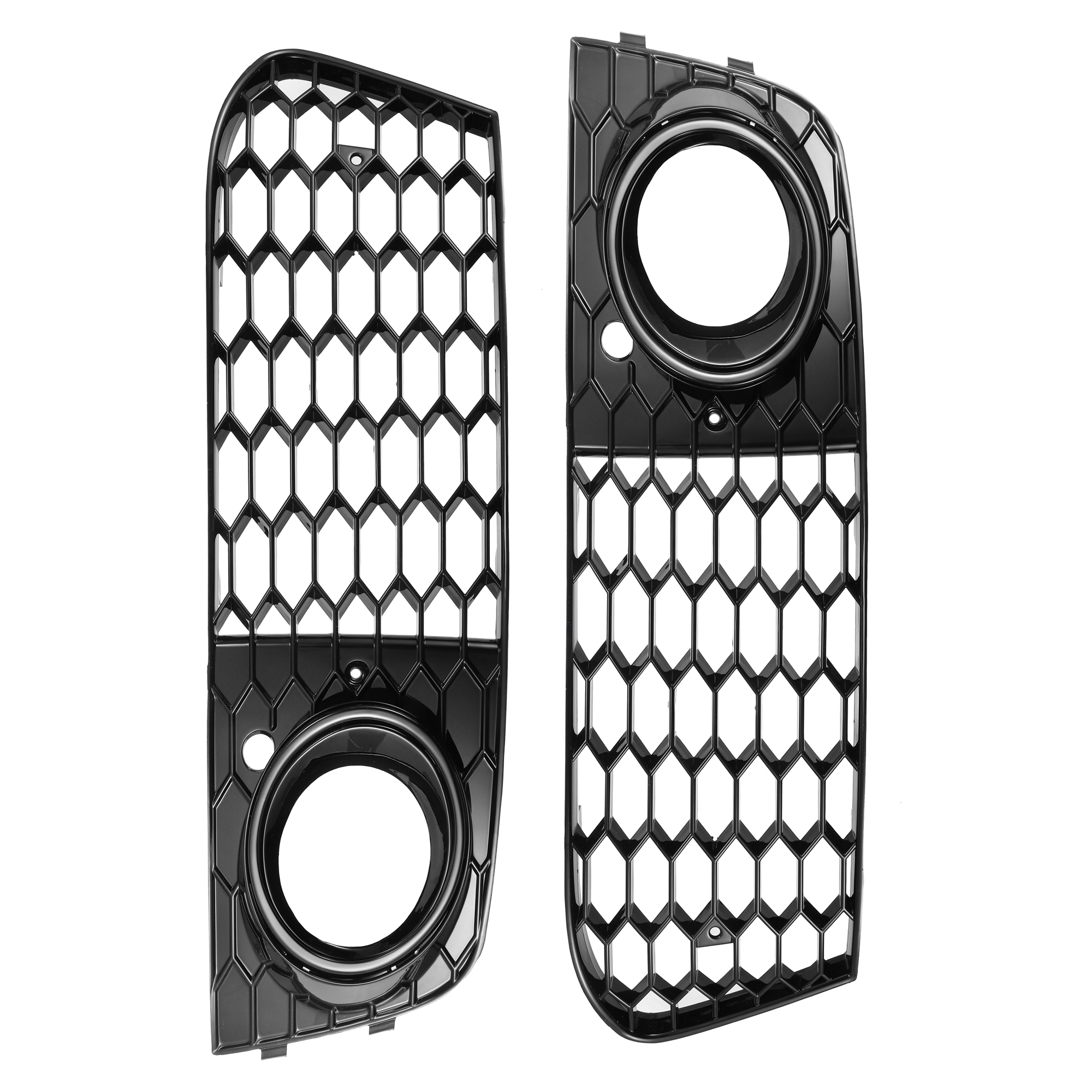 Unique Bargains Pair Front Fog Light Mesh Grille Honeycomb Grill Cover ...