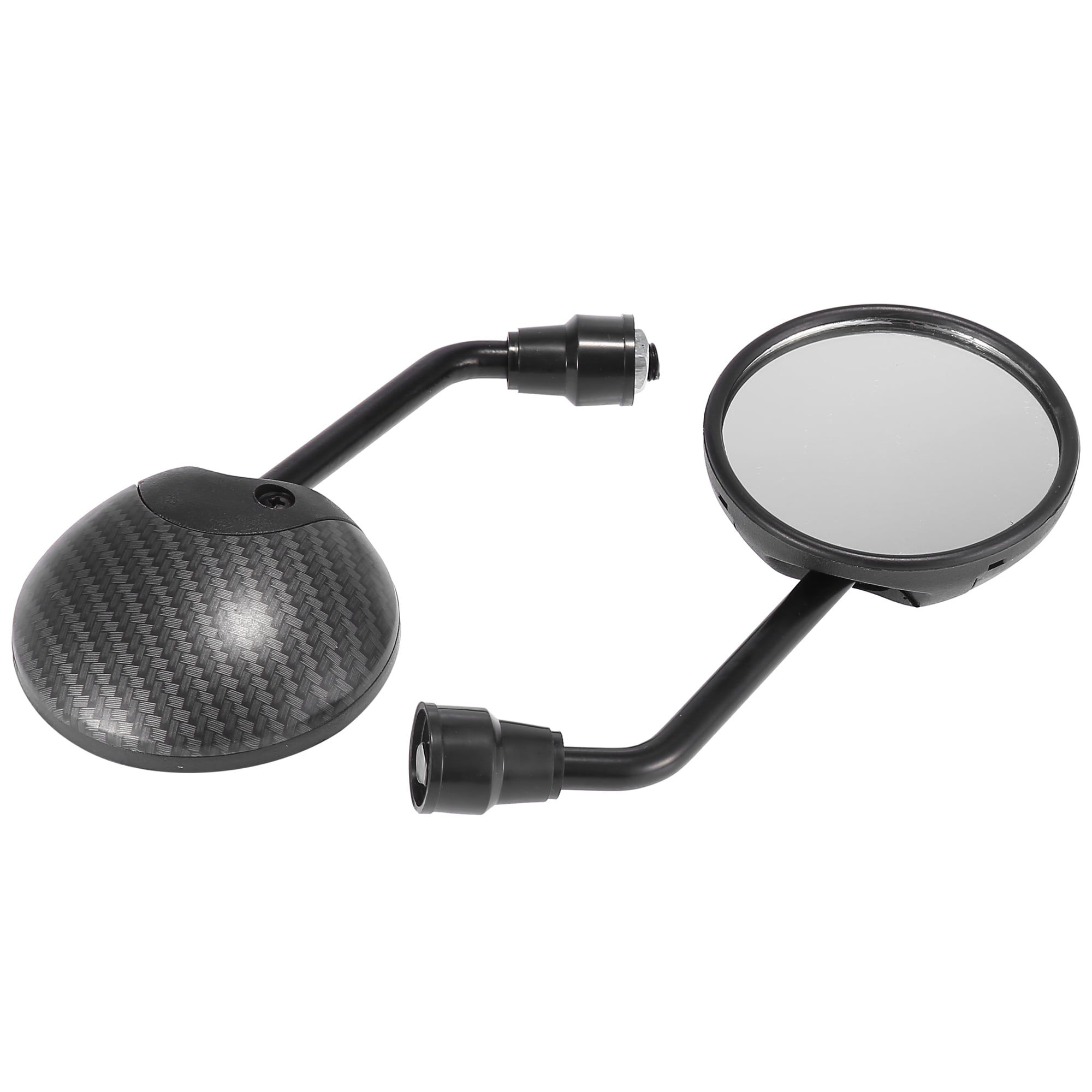 Unique Bargains Pair Plastic Casing Motorcycle 3" Round Rear View Blind ...