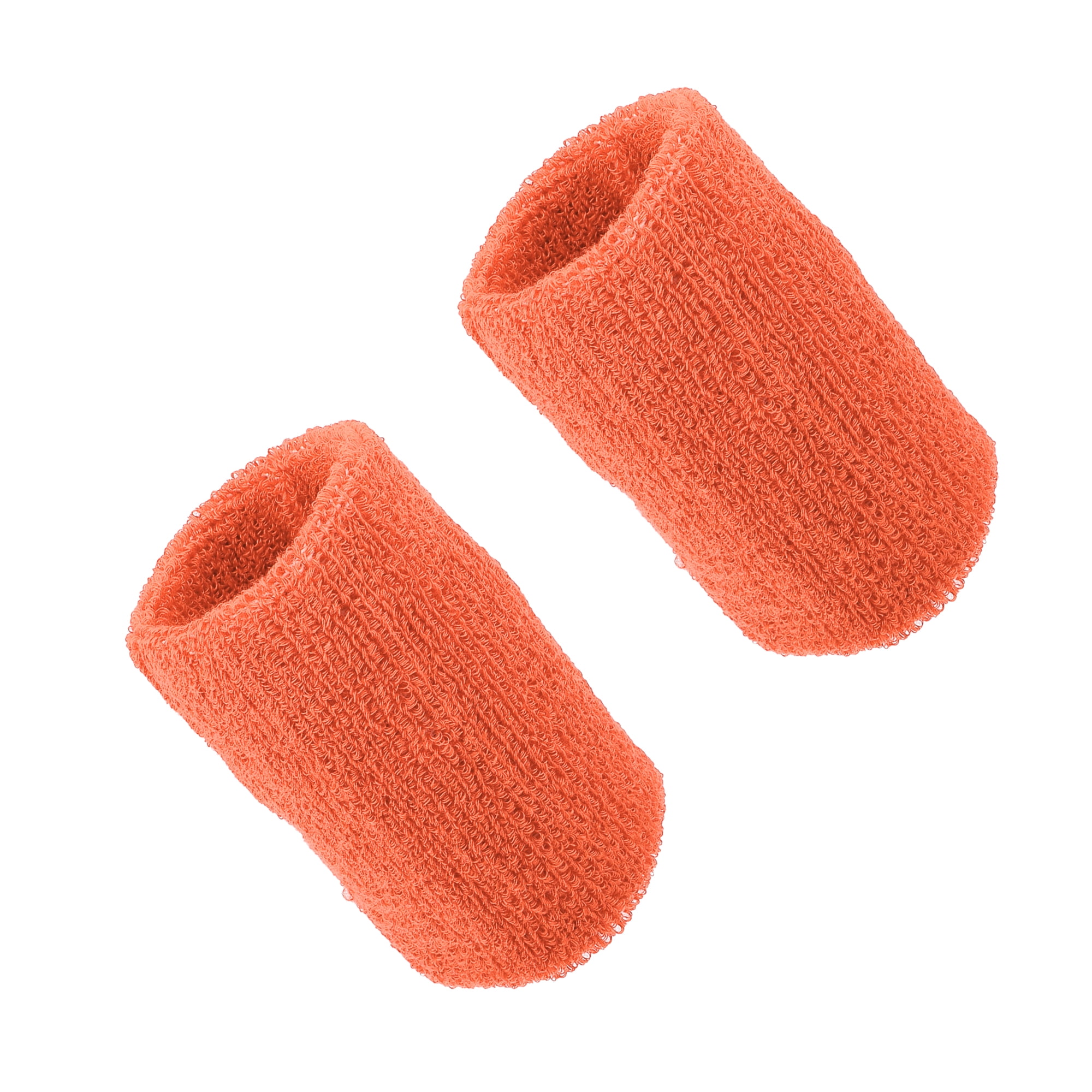 Unique Bargains Pair Sweat Absorbing Wrist Sweatbands Athletic Cotton ...