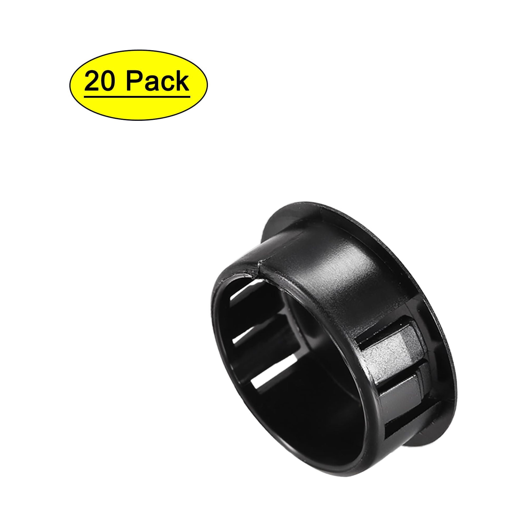 Unique Bargains Panel Hole Cover Mounting Nylon Round Snap Panel ...