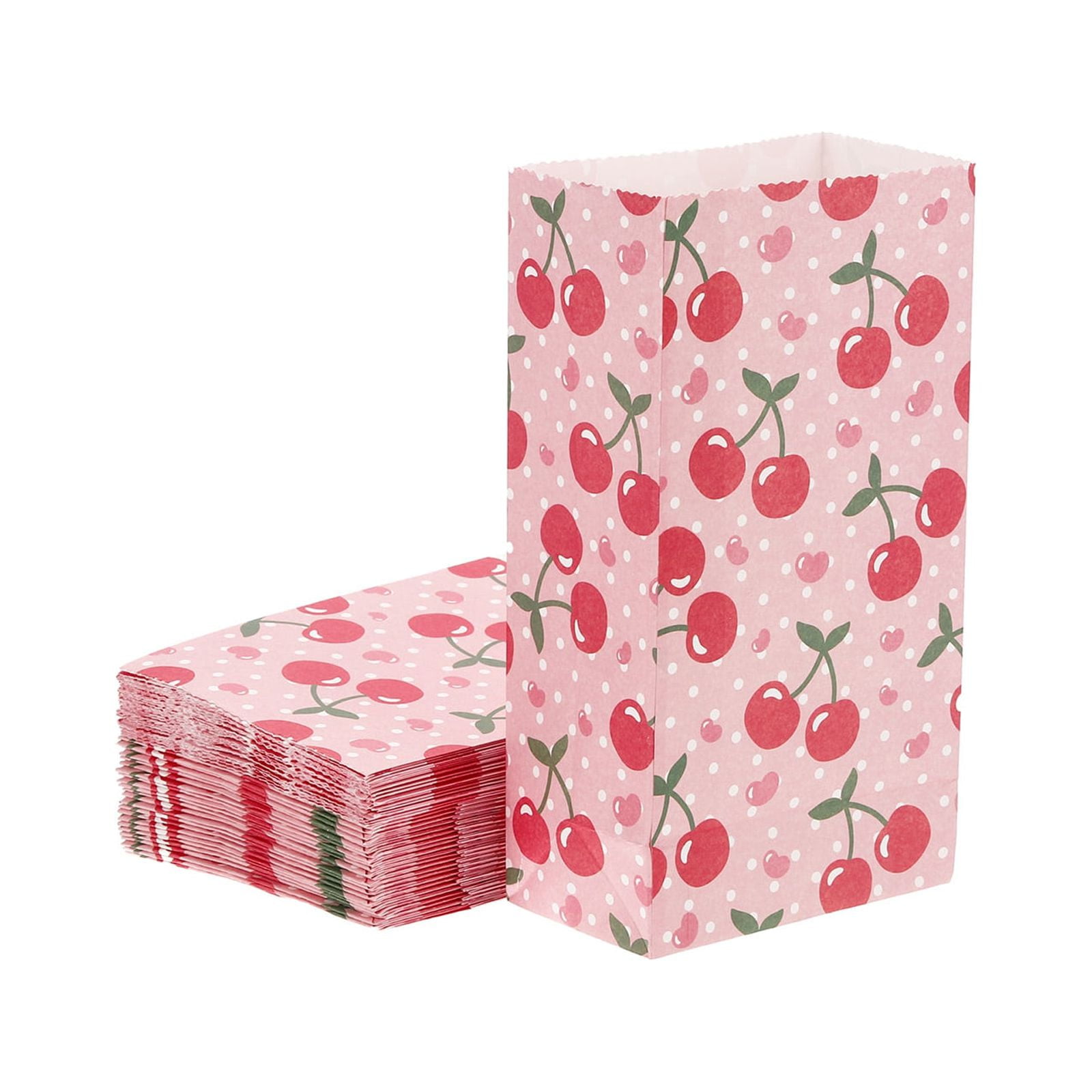 Unique Bargains Paper Gift Bag, Cherry Storage Bag for Party Favor, 50 ...