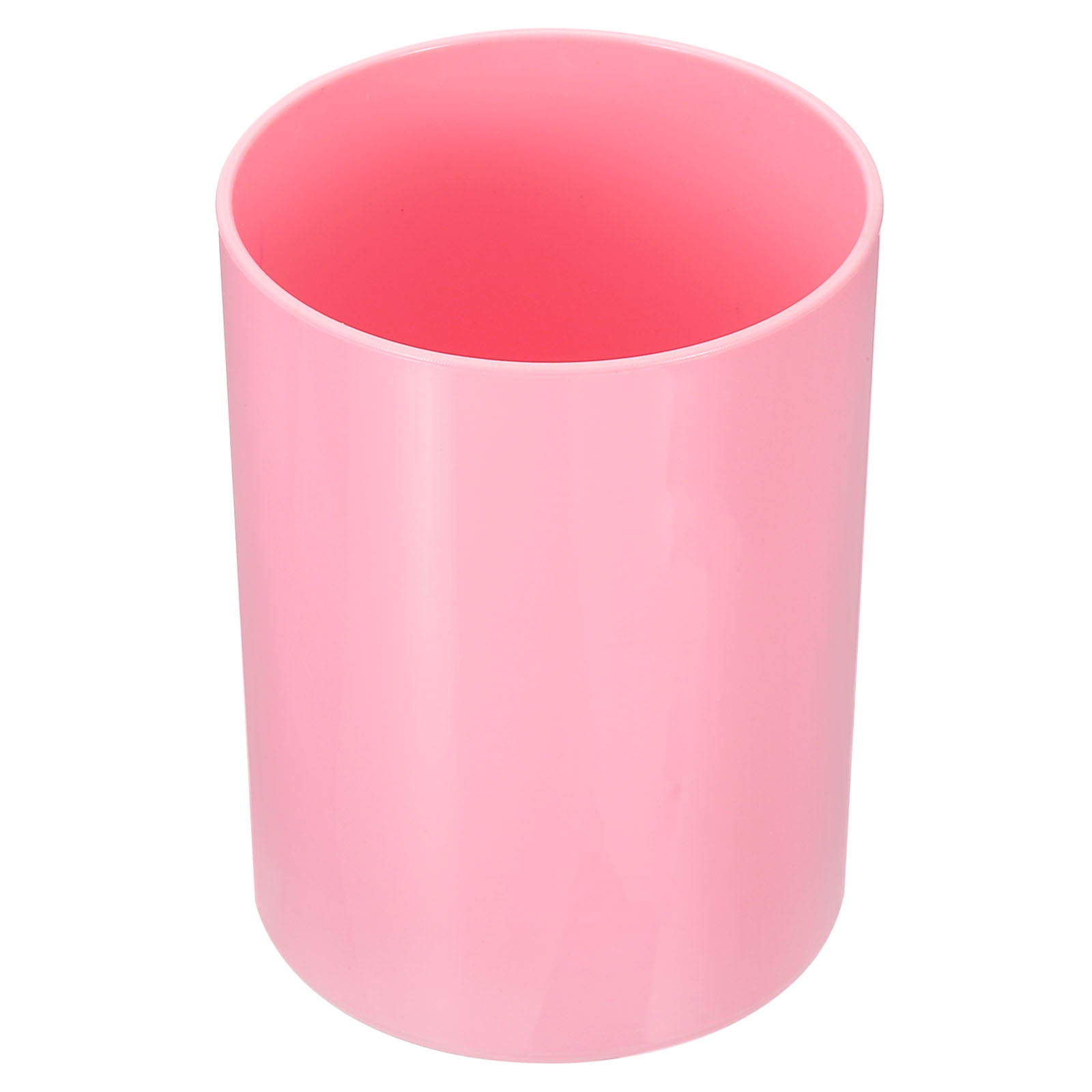 Unique Bargains Pencil Holder Plastic Pen Makeup Brush Holder Round ...