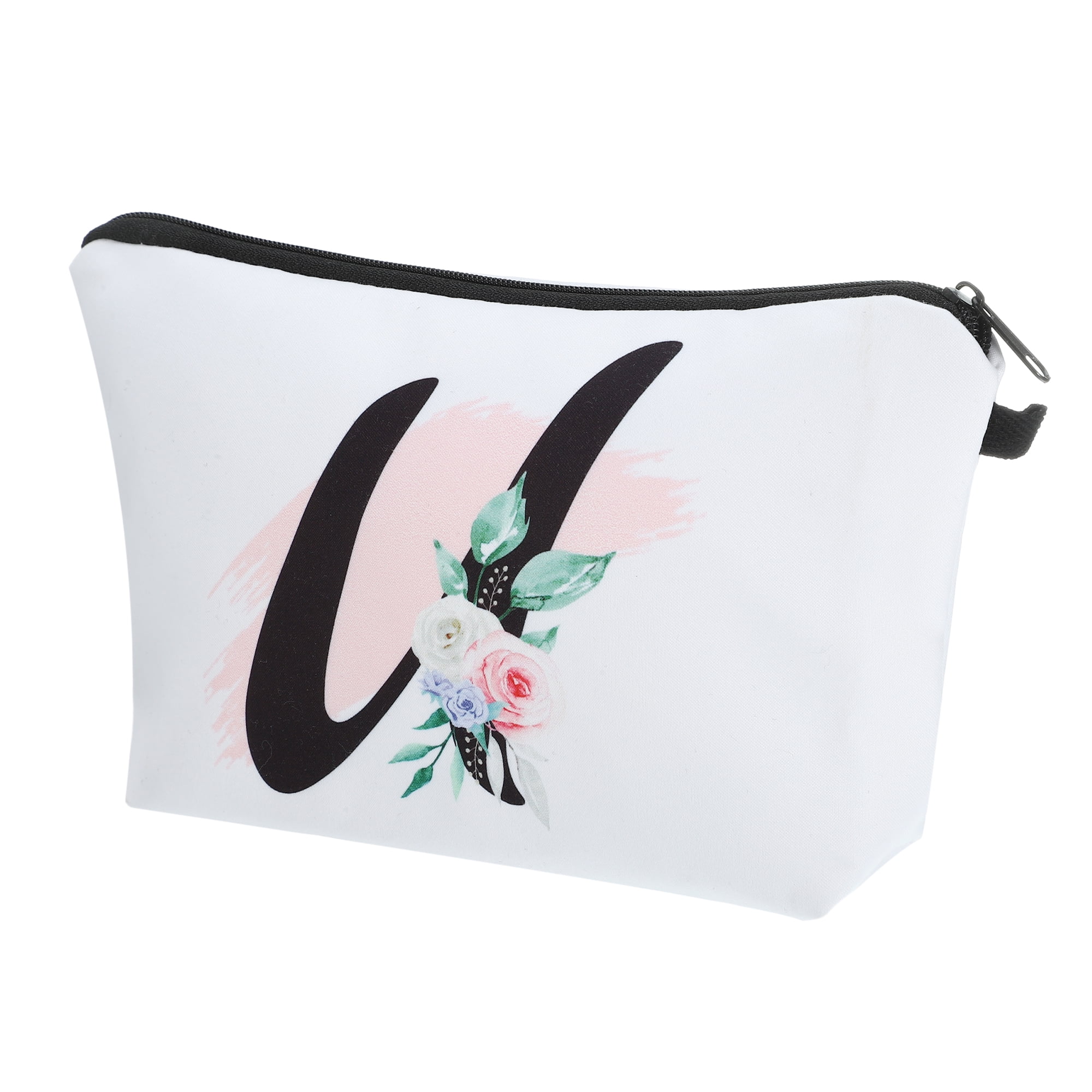 Unique Bargains Personalized Makeup Bag U Letter Purse Small Cosmetic ...