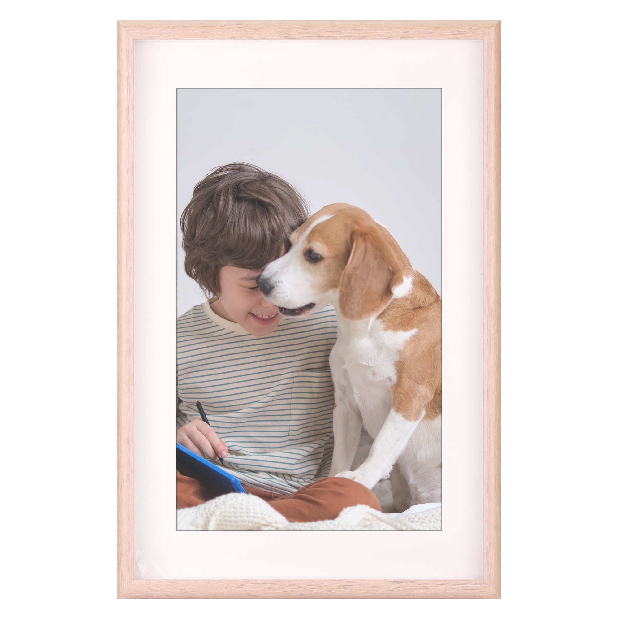 Unique Bargains Picture Frames for Wall Tabletop Display Beige 4x6 ...
