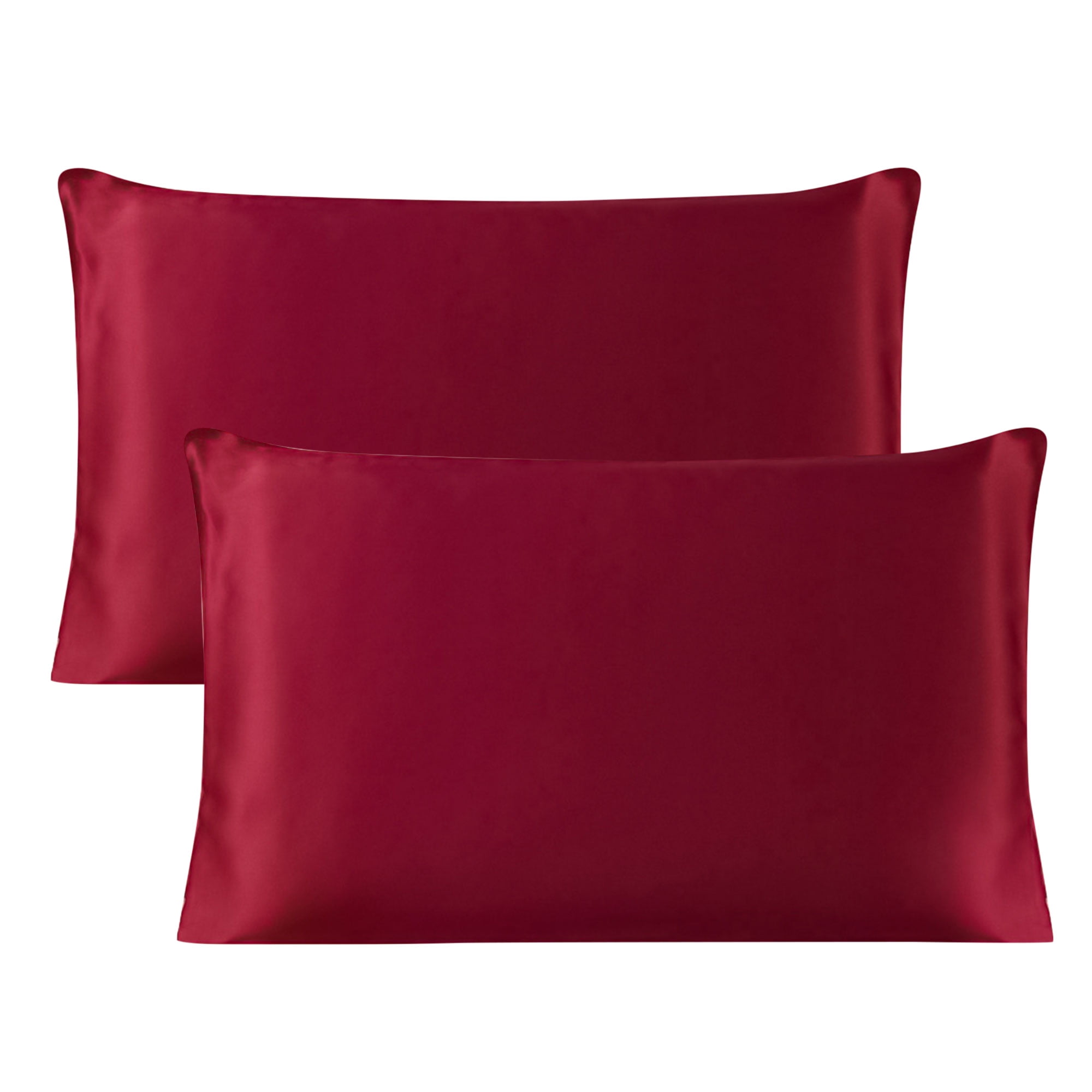 Unique Bargains Pillow Covers 100% Mulberry Silk Pillowcase Set of 2 ...