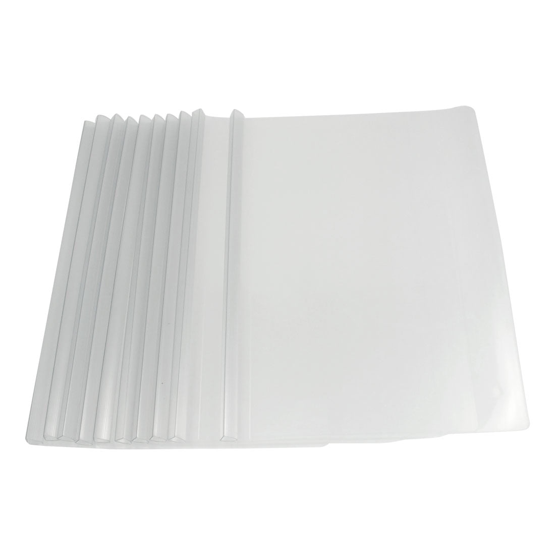 Uxcell Plastic Clear White Sliding Bar Office A4 Size File Folder ...
