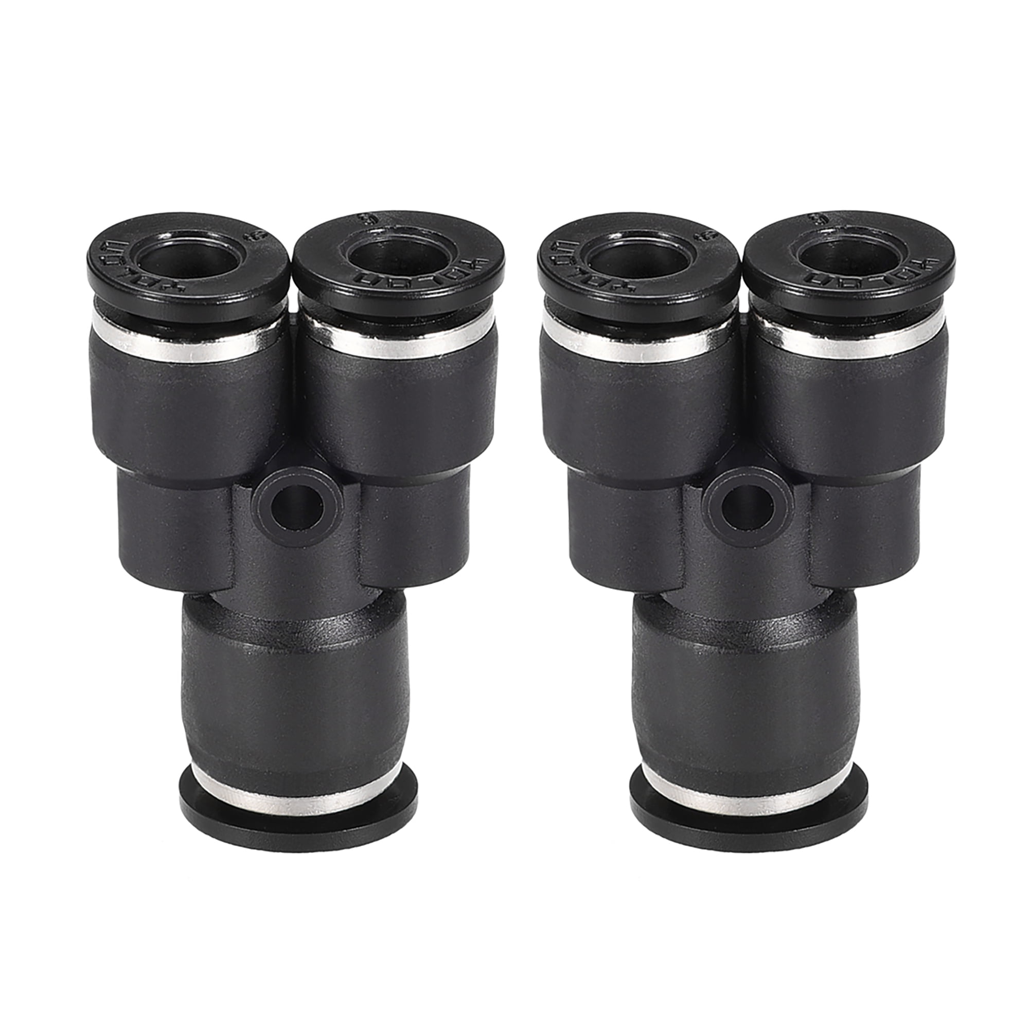 Unique Bargains Plastic Connect Y Splitter Push To Tube Fittings,8mm X ...