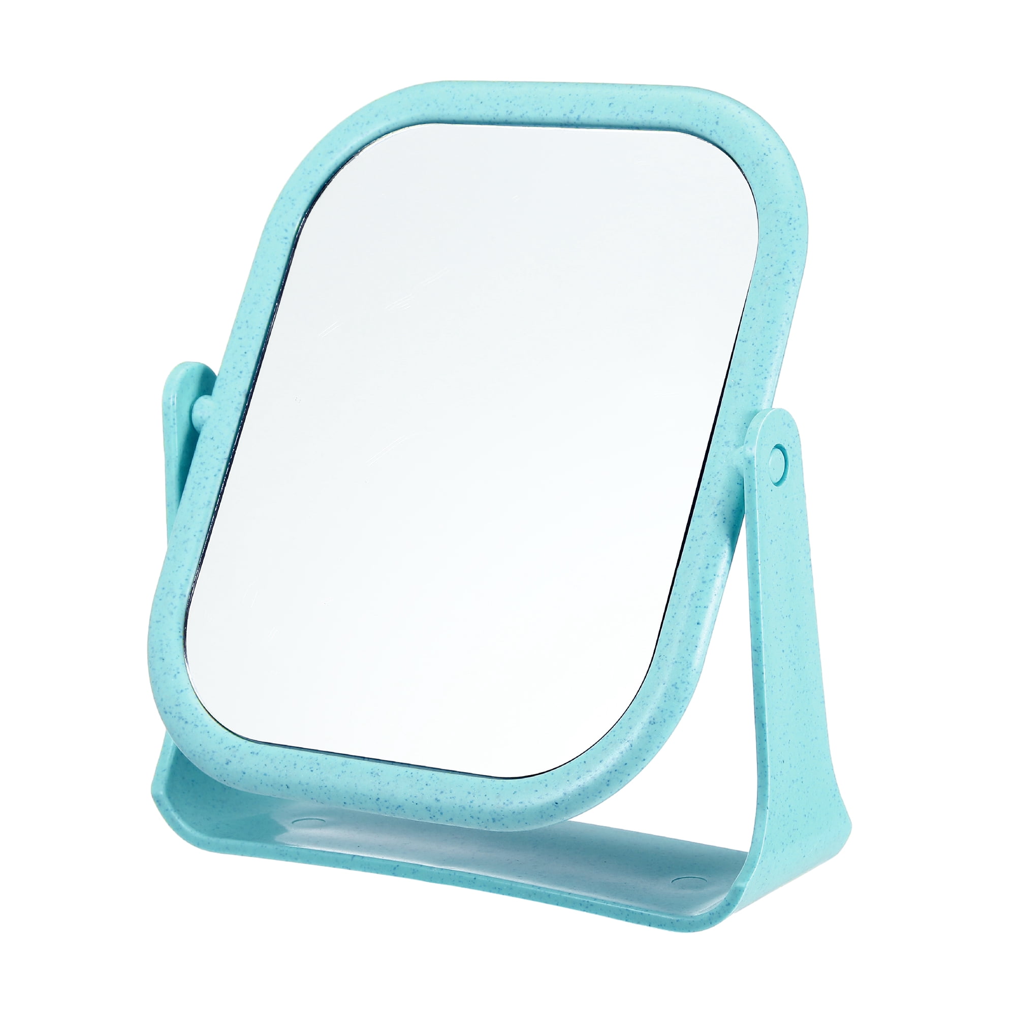 Unique Bargains Plastic Double Sided 360° Rotating Makeup Mirror for ...