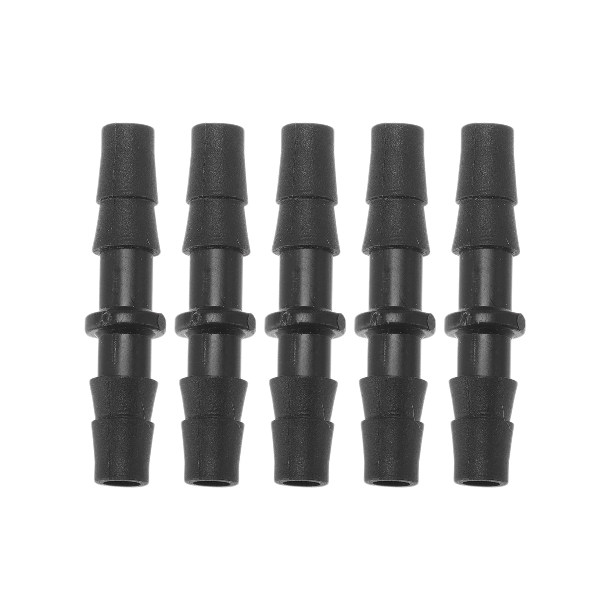 Unique Bargains Plastic Hose Barb Fitting 0.25" I Shaped 2 Way Pipe ...
