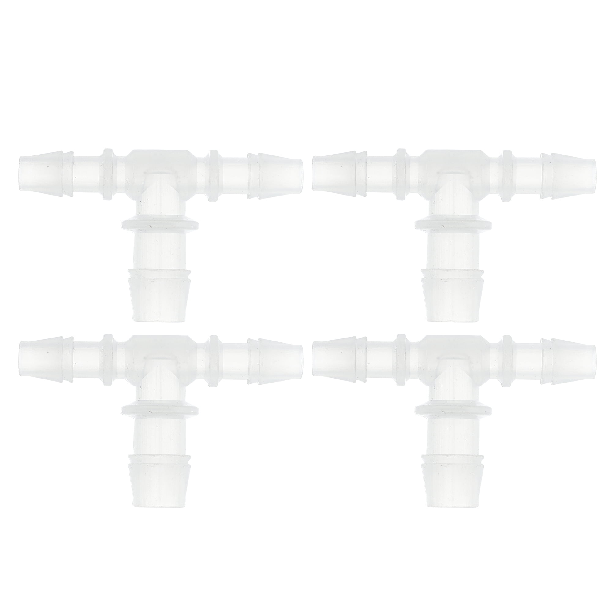 Unique Bargains Plastic Hose Barb Fitting 5/16" x 15/32" x 5/16" Tee ...