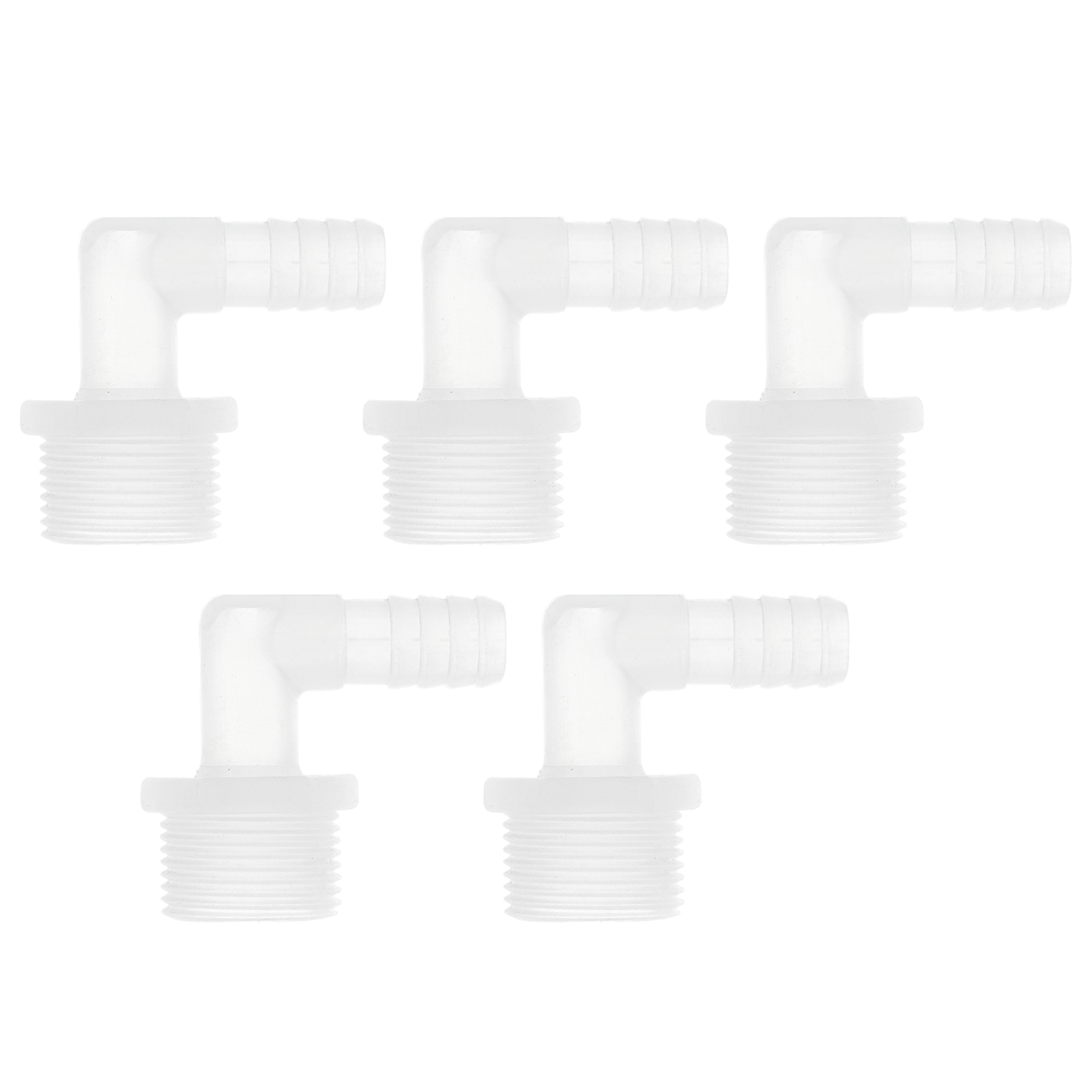 Unique Bargains Plastic Hose Barb Fitting 7/16" Hose Barb G3/4 Male NPT ...