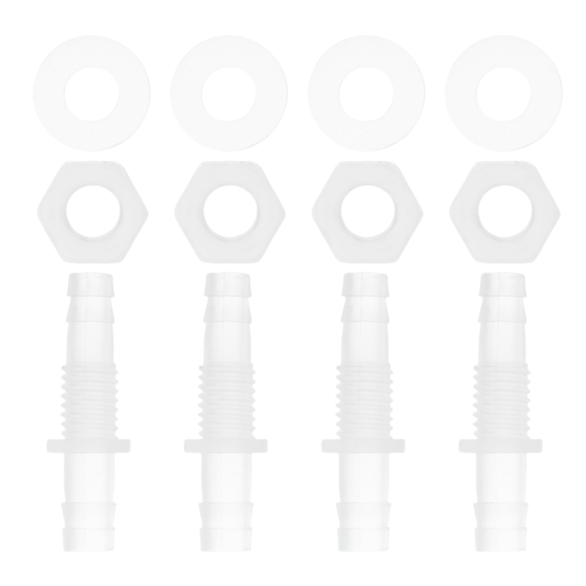 Unique Bargains Plastic Hose Barb Fitting 9/32" x 5/16" Hose Barb Thru ...