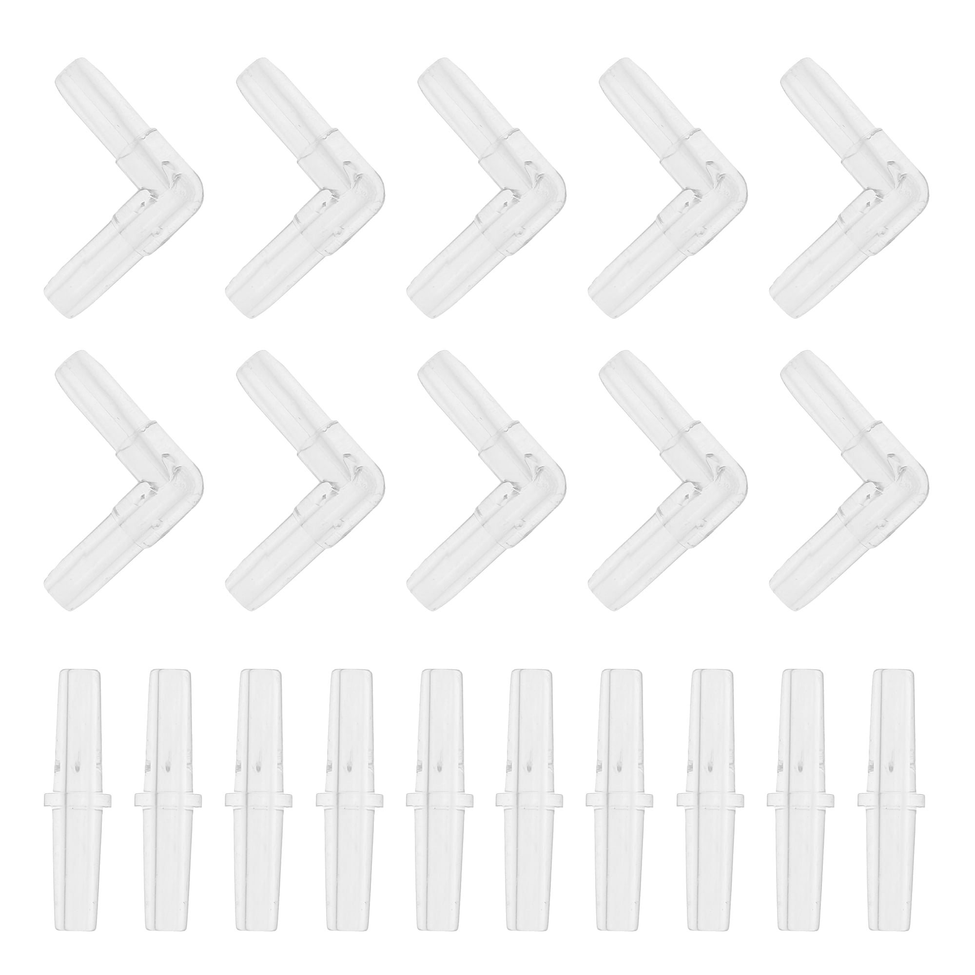 Unique Bargains Plastic Hose Barb Fittings, 3/16" Stright Barb ...