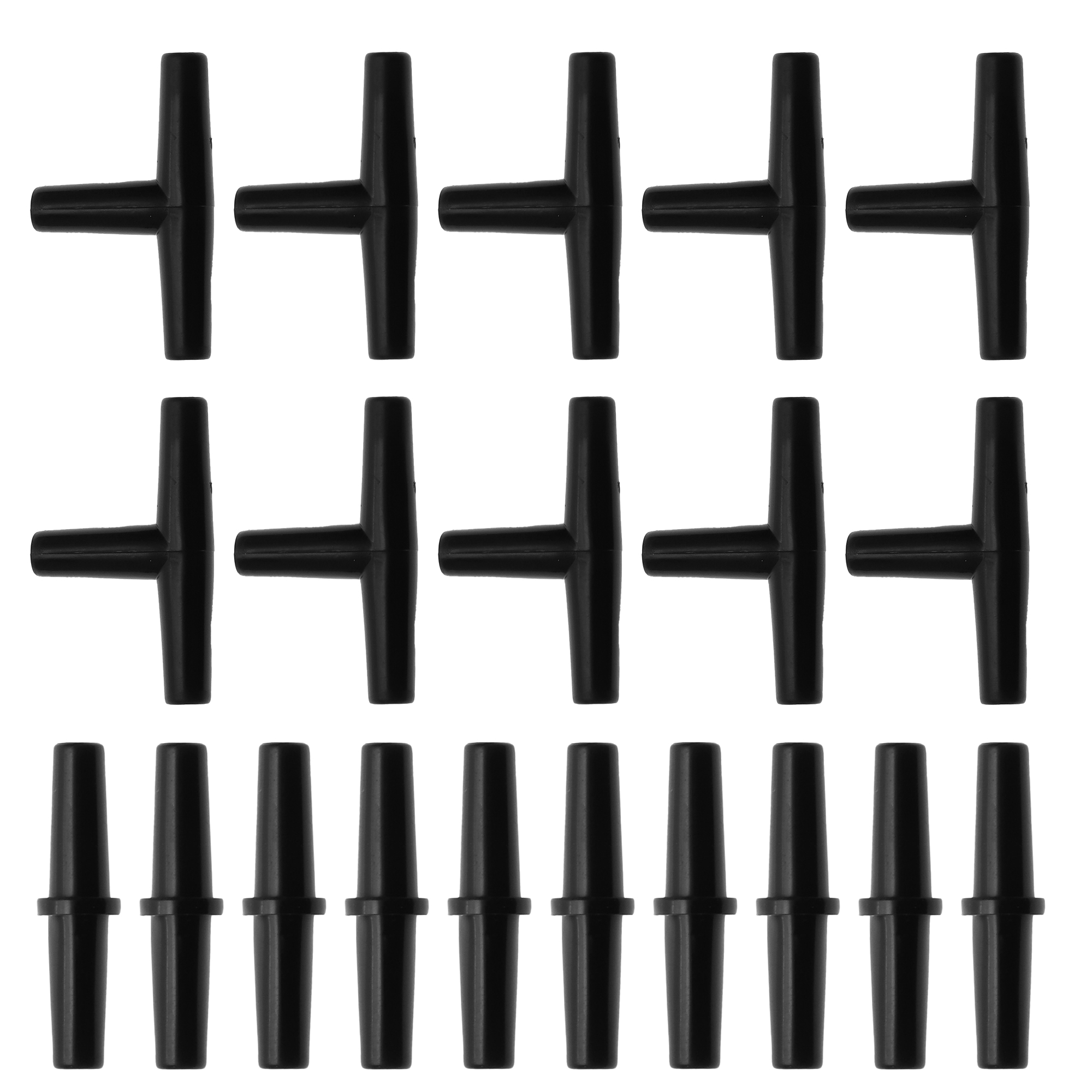 Unique Bargains Plastic Hose Barb Fittings, 3/16" Stright Barb ...