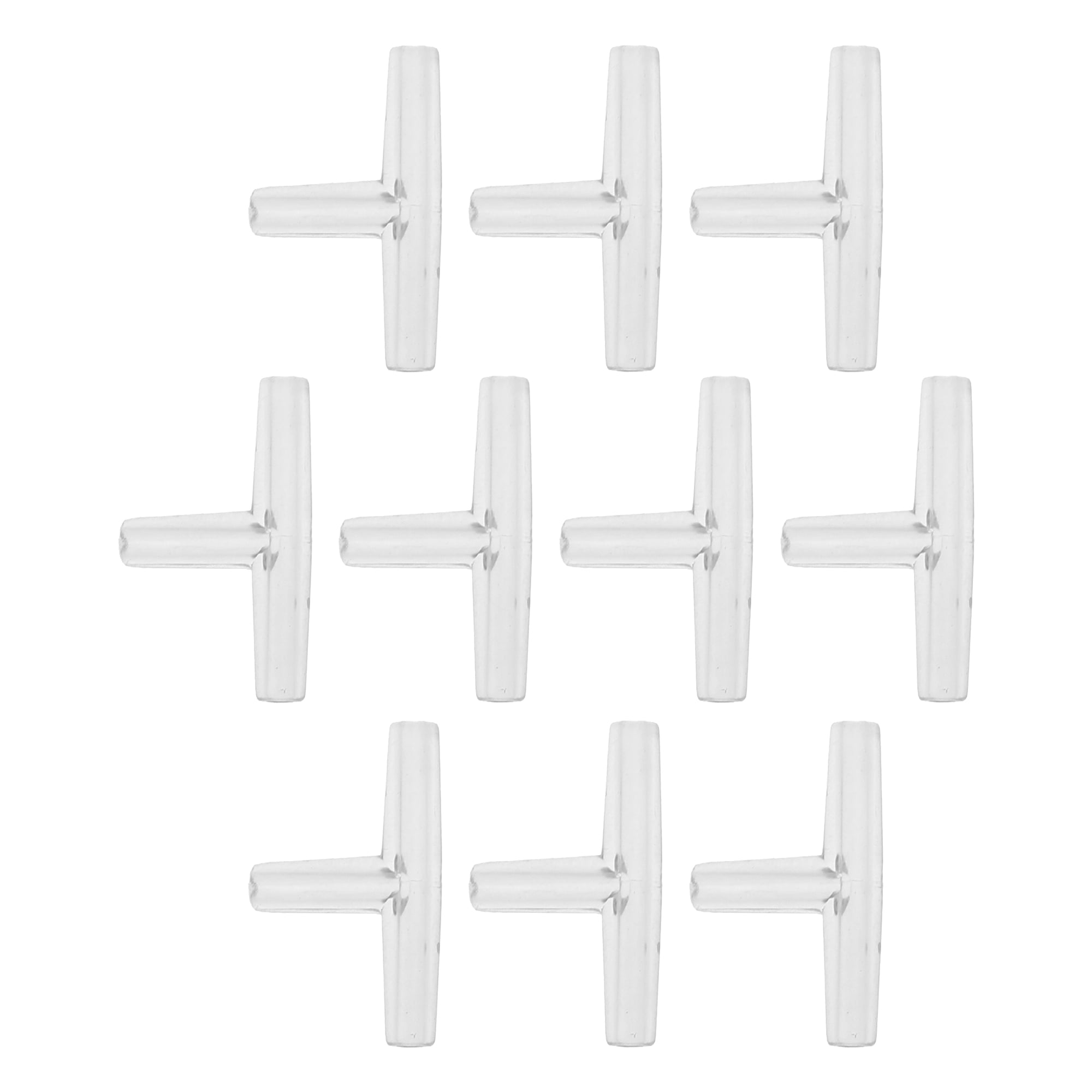 Unique Bargains Plastic Hose Barb Fittings, 3/16" T Shaped 3 Way Barb ...