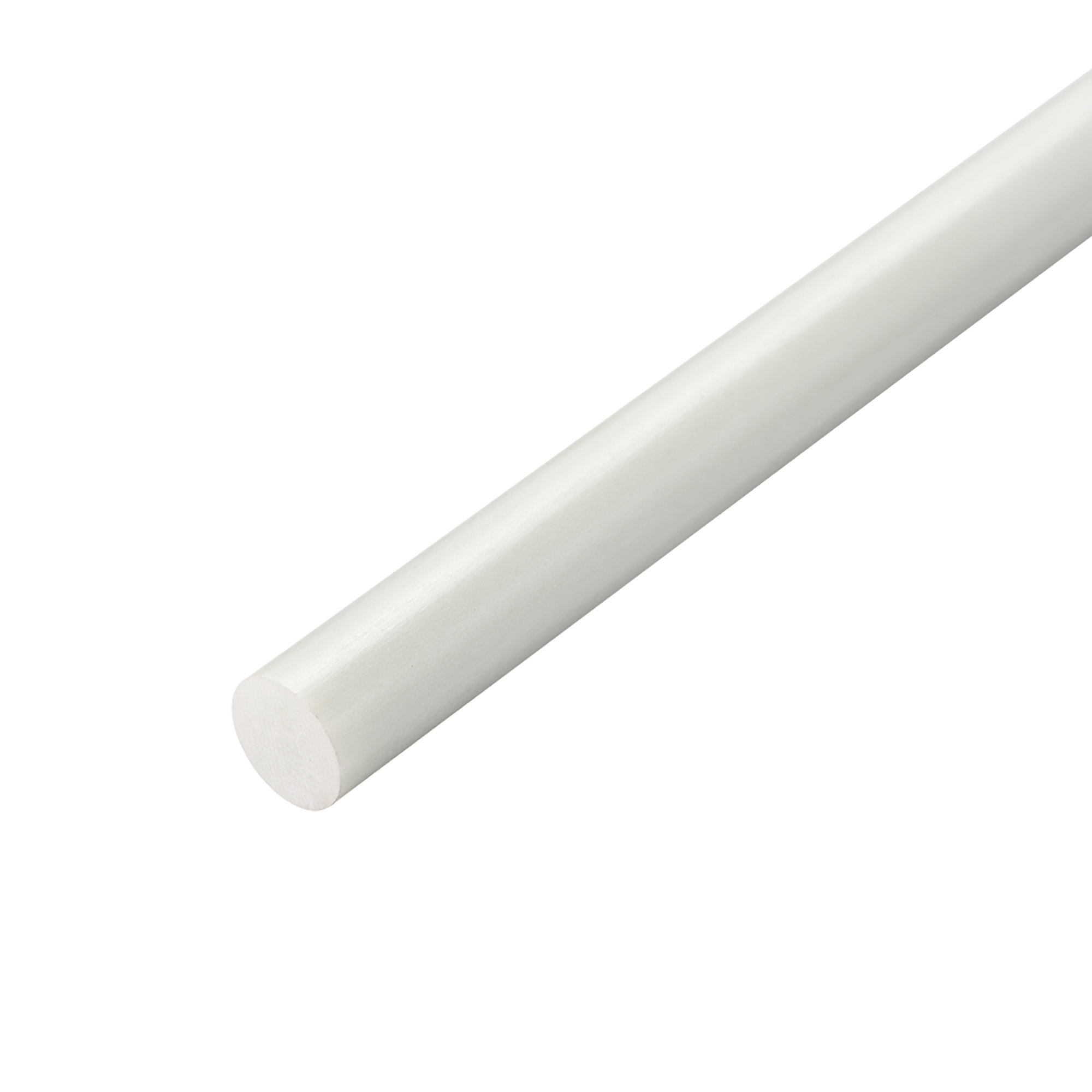 Unique Bargains Plastic Round Rod,9/32" Dia 20" Length,White FRP ...