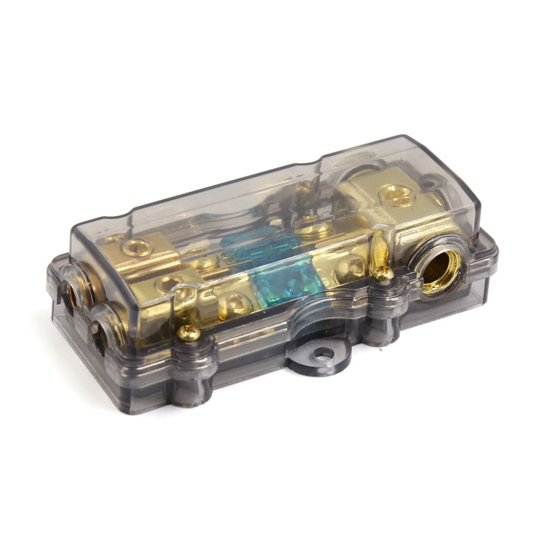 Unique Bargains Plastic Shell Car Audio 60A 1 in 2 Out Inline ANL Fuse ...