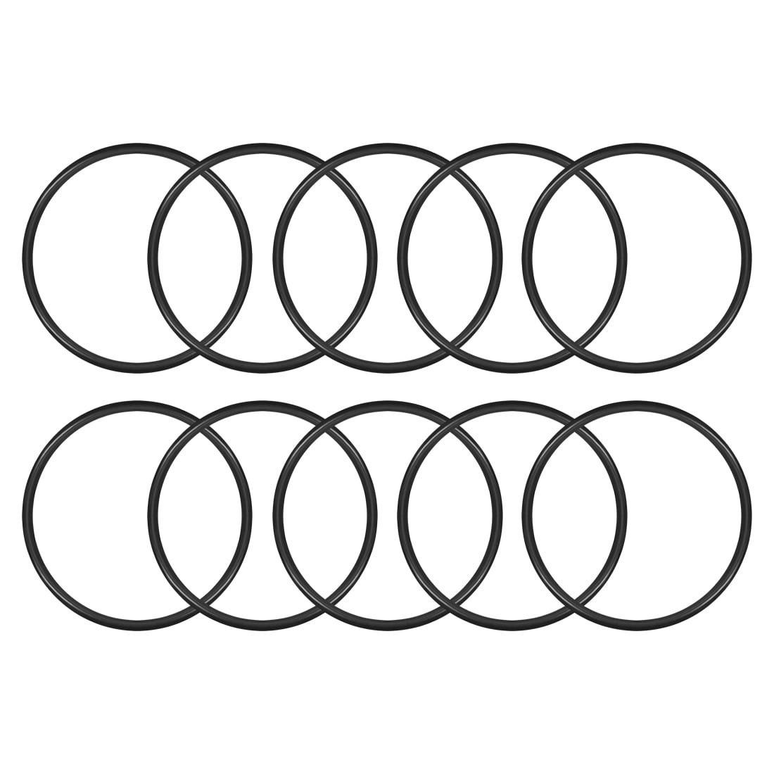 Unique Bargains Plumbing O-Rings Nitrile Rubber Thick Seal Rings ...