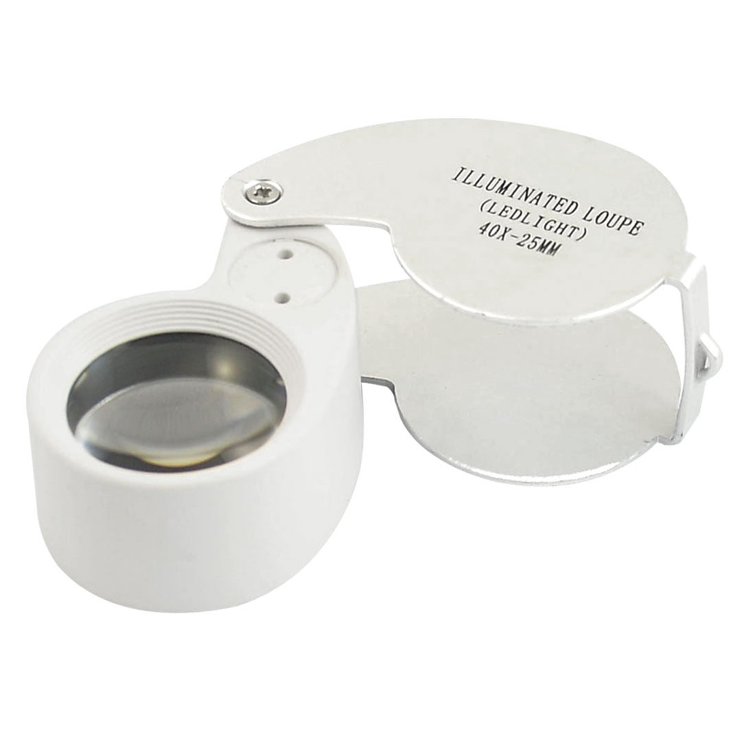 Unique Bargains Pocket Light Illuminated Magnifier Jewelry Eye 40X ...