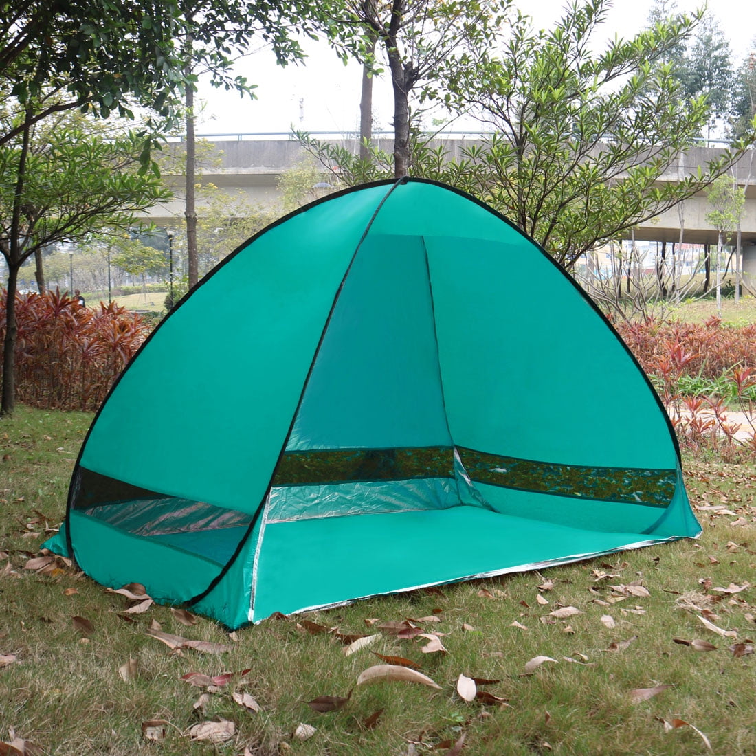 Unique Bargains Portable Pop Up Beach Tent Sun Shade UV 50+Protection ...