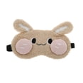 Unique Bargains Portable Rabbit Adjustable Eye Mask with Comfortable ...