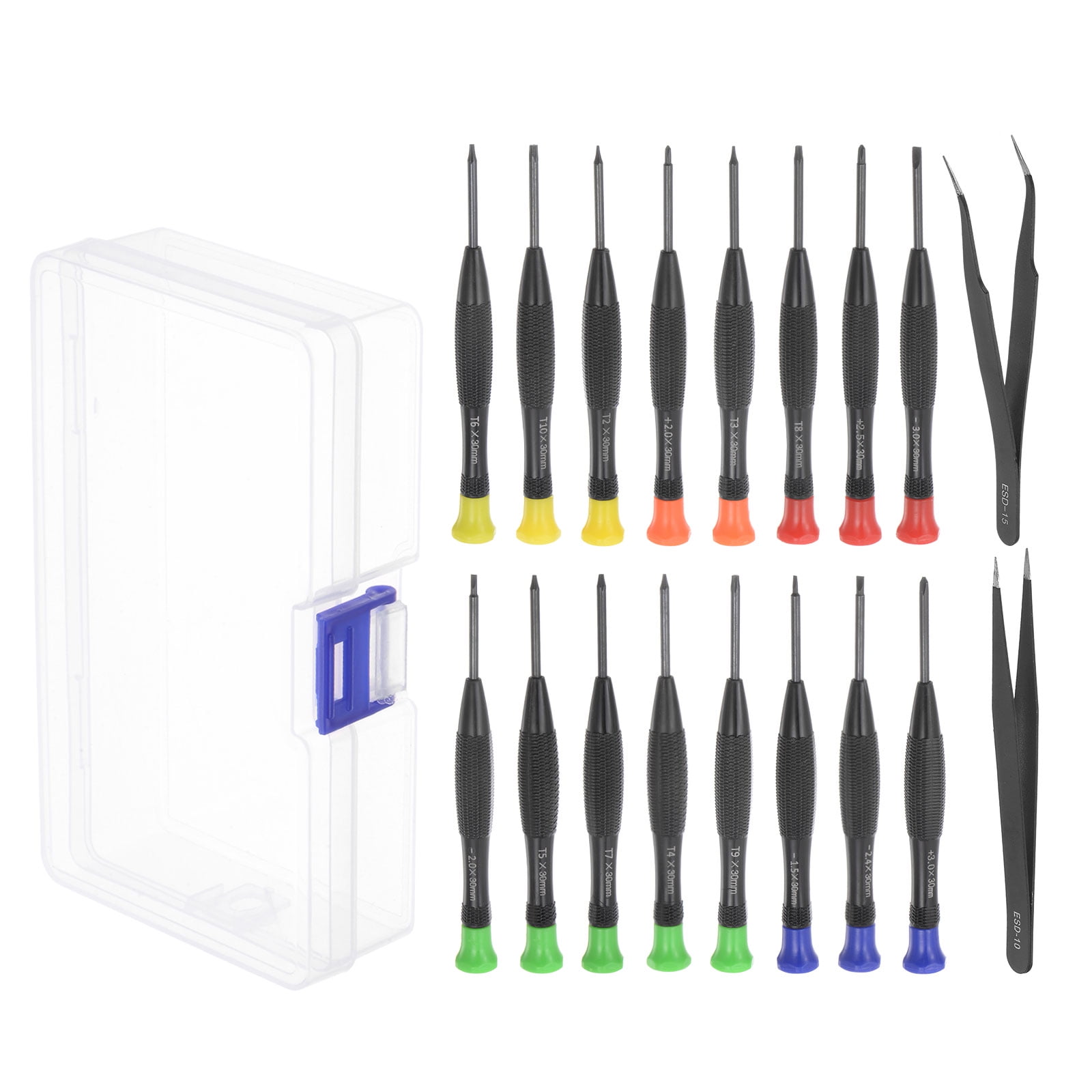 Unique Bargains Precision Screwdriver Set Magnetic Tip Slotted Phillips ...