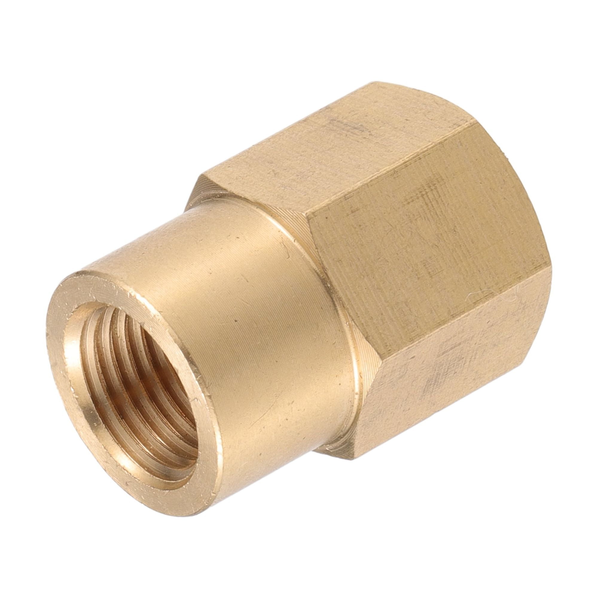 Unique Bargains Pressure Washer Connector Fitting G1/4" Female Adapter Brass Screw Hose ...