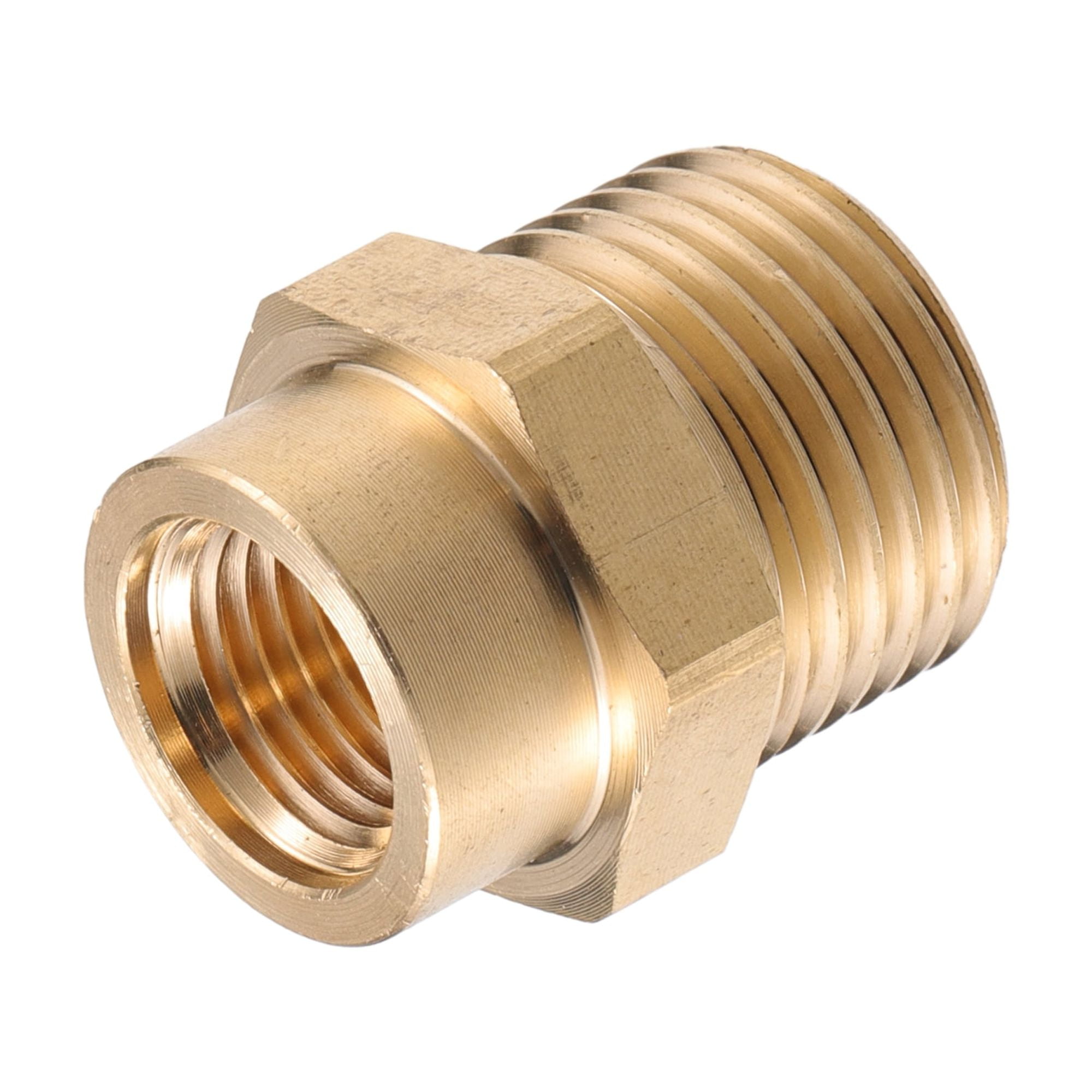 Unique Bargains Pressure Washer Connector Fitting G1/4" to G1/2" Male and Female Hose Adapter ...