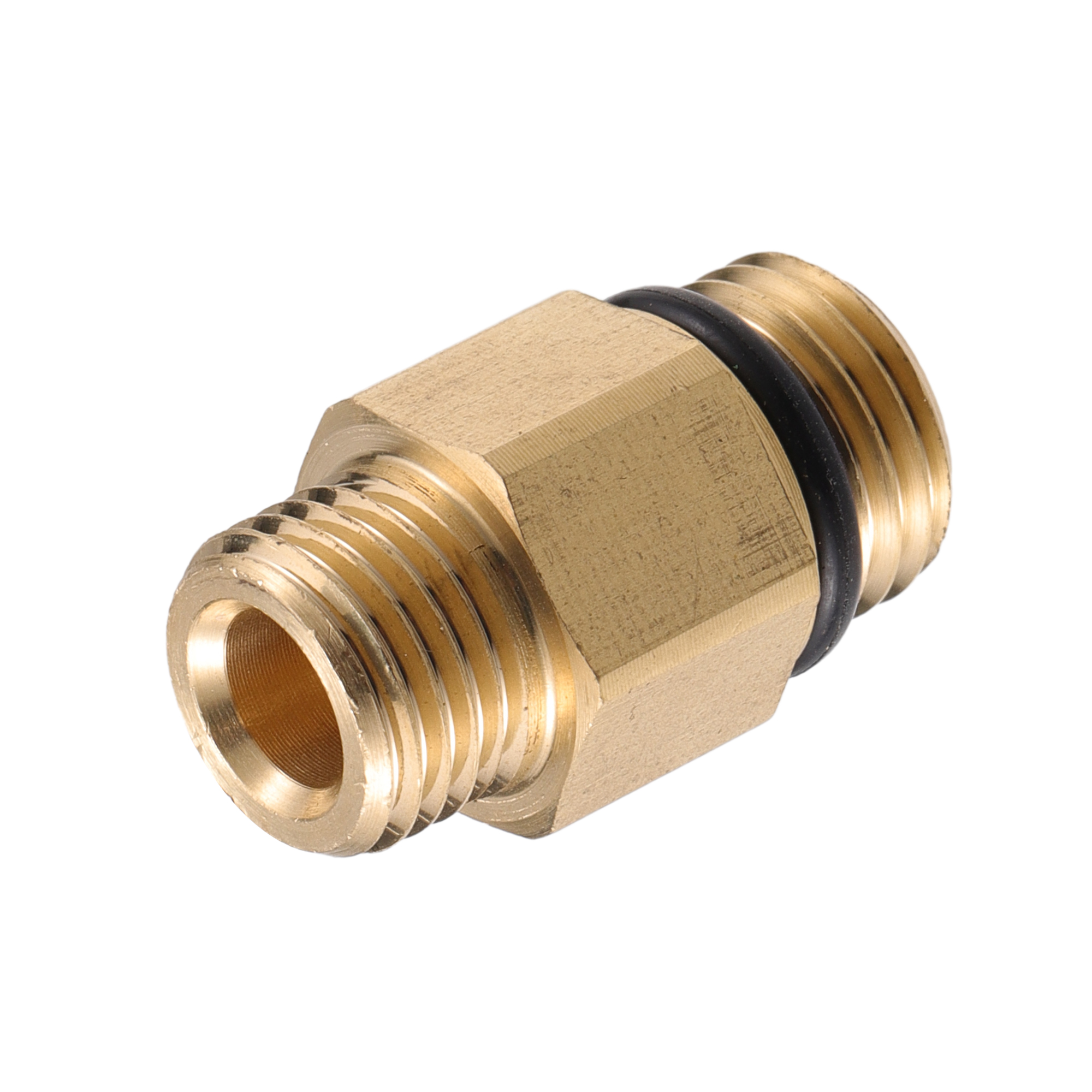Unique Bargains Pressure Washer Connector Fitting G1/4" to M14x1.5 Male Adapter Brass Hose ...