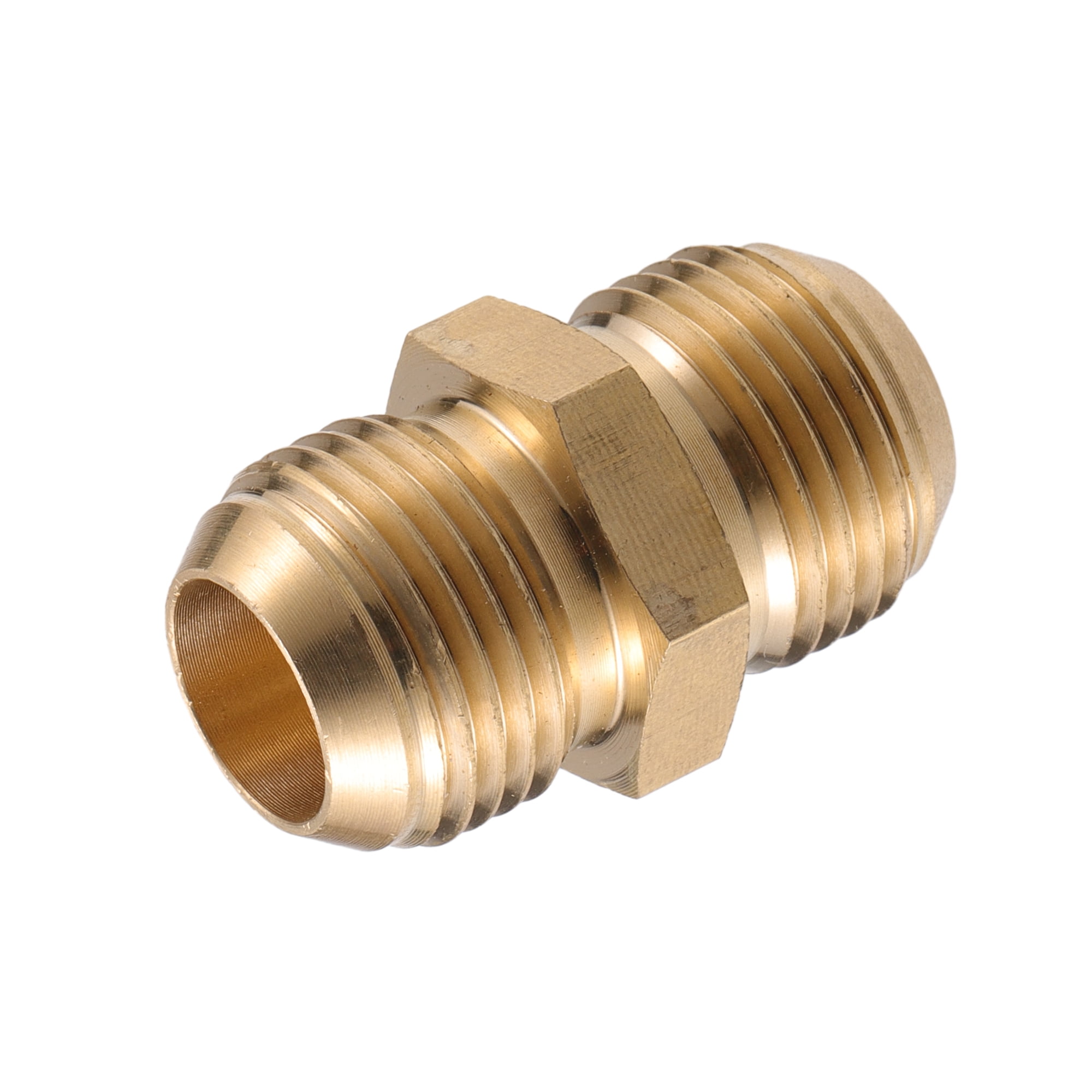 Unique Bargains Pressure Washer Connector Fitting M18x1.5 to M18x1.5 Male Adapter Brass Screw ...