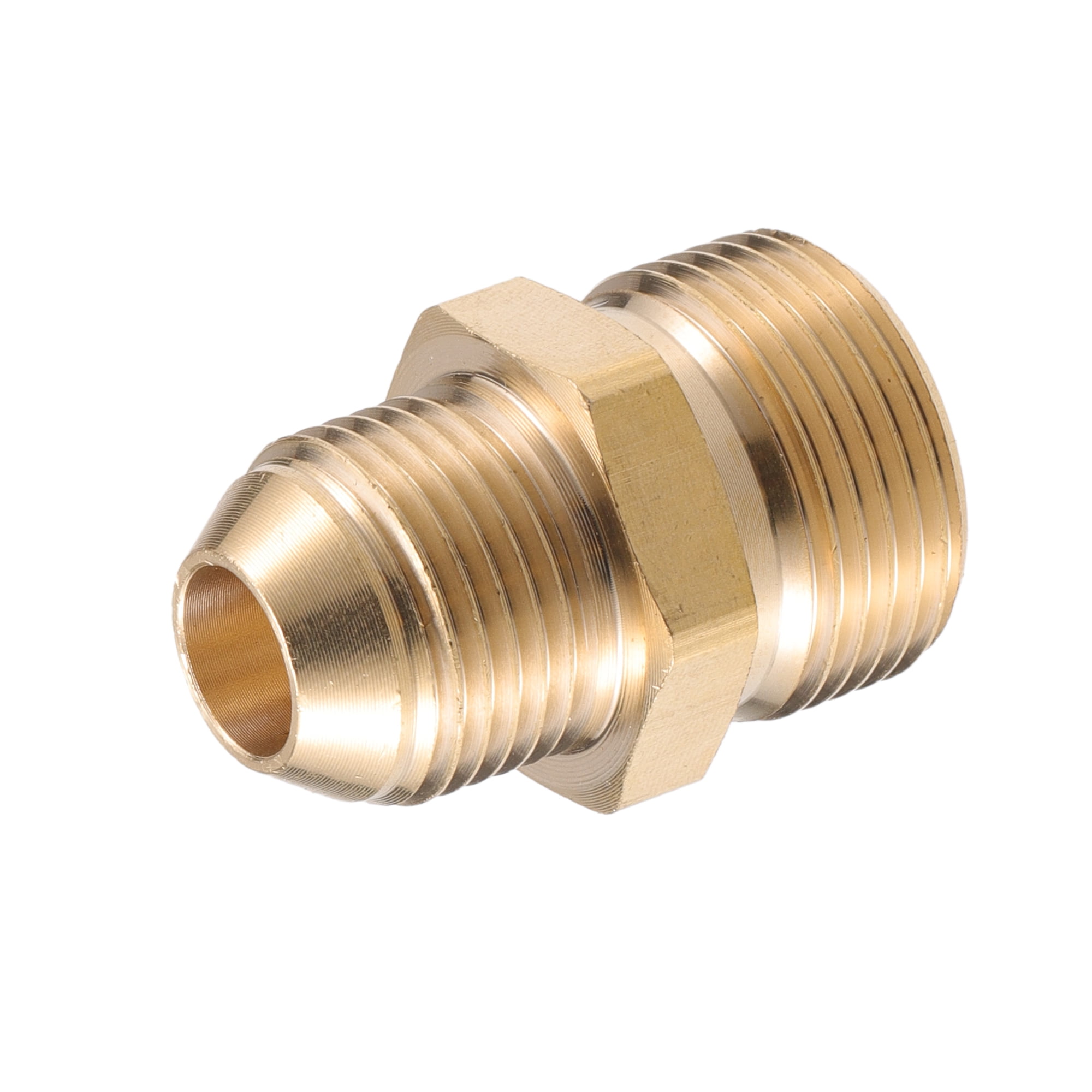 Unique Bargains Pressure Washer Connector Fitting M18x1.5 to M22x1.5 Male Adapter Brass Screw ...