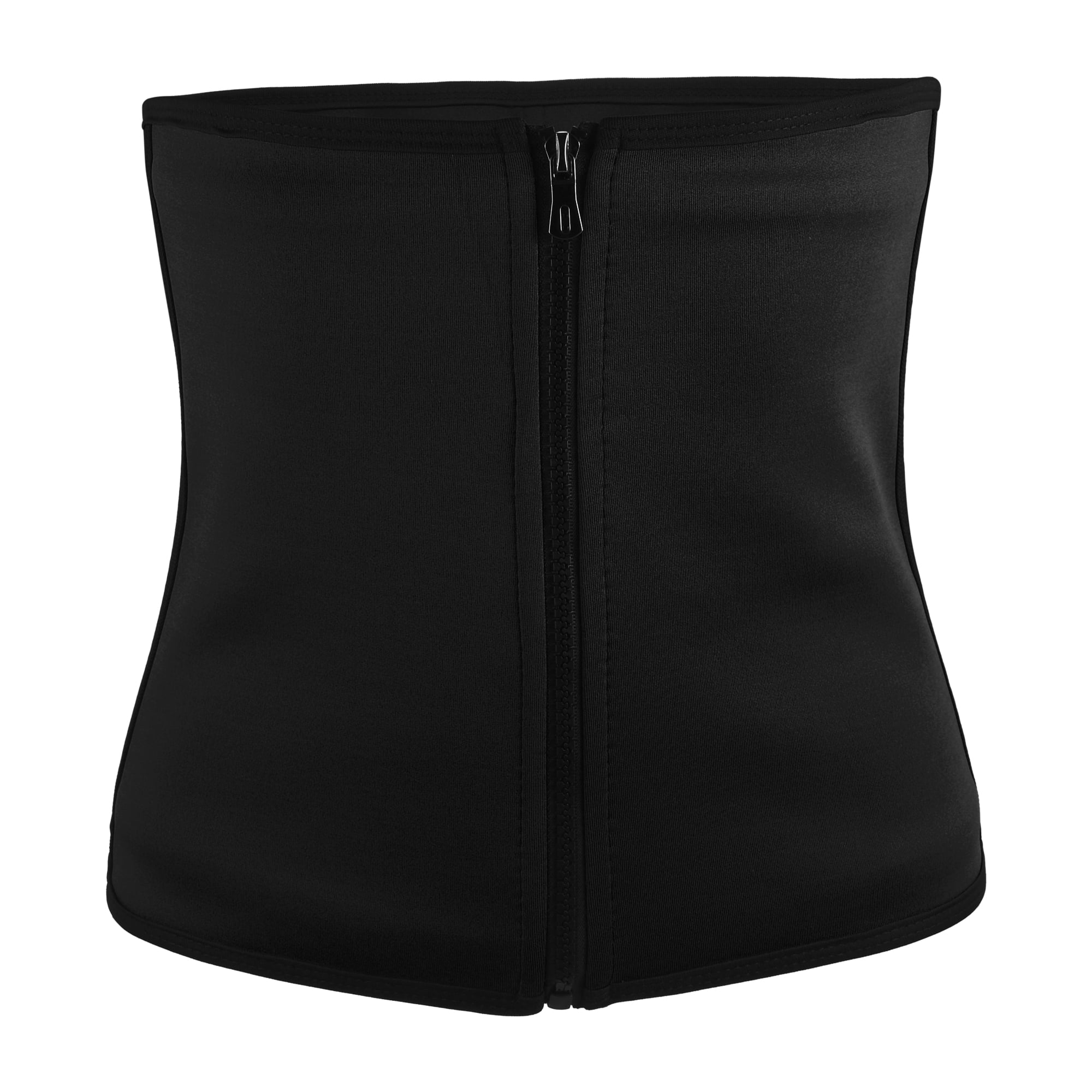 Unique Bargains Waist Trimmer Zippered Belt Tummy Tuck Belts Neoprene ...
