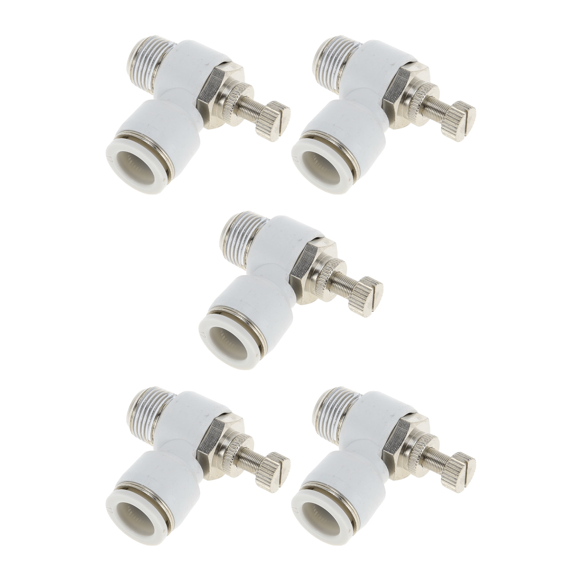 Unique Bargains Push to Connect Air Fittings 1/2" 90 Degree Air Flow ...