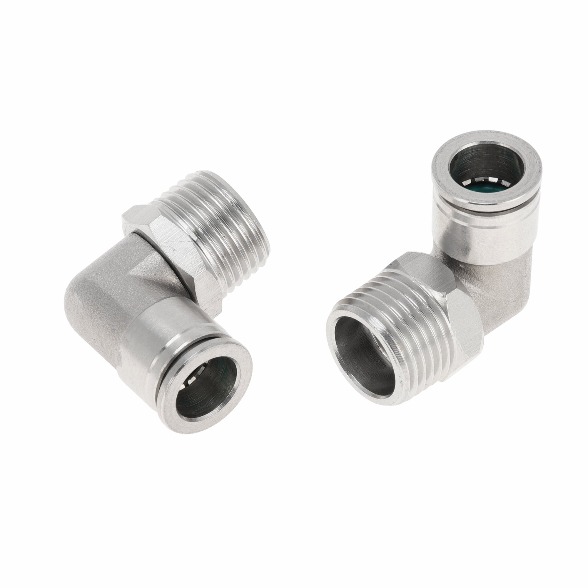 Unique Bargains Push to Connect Air Fittings 1/2" 90 Degree Air Line ...