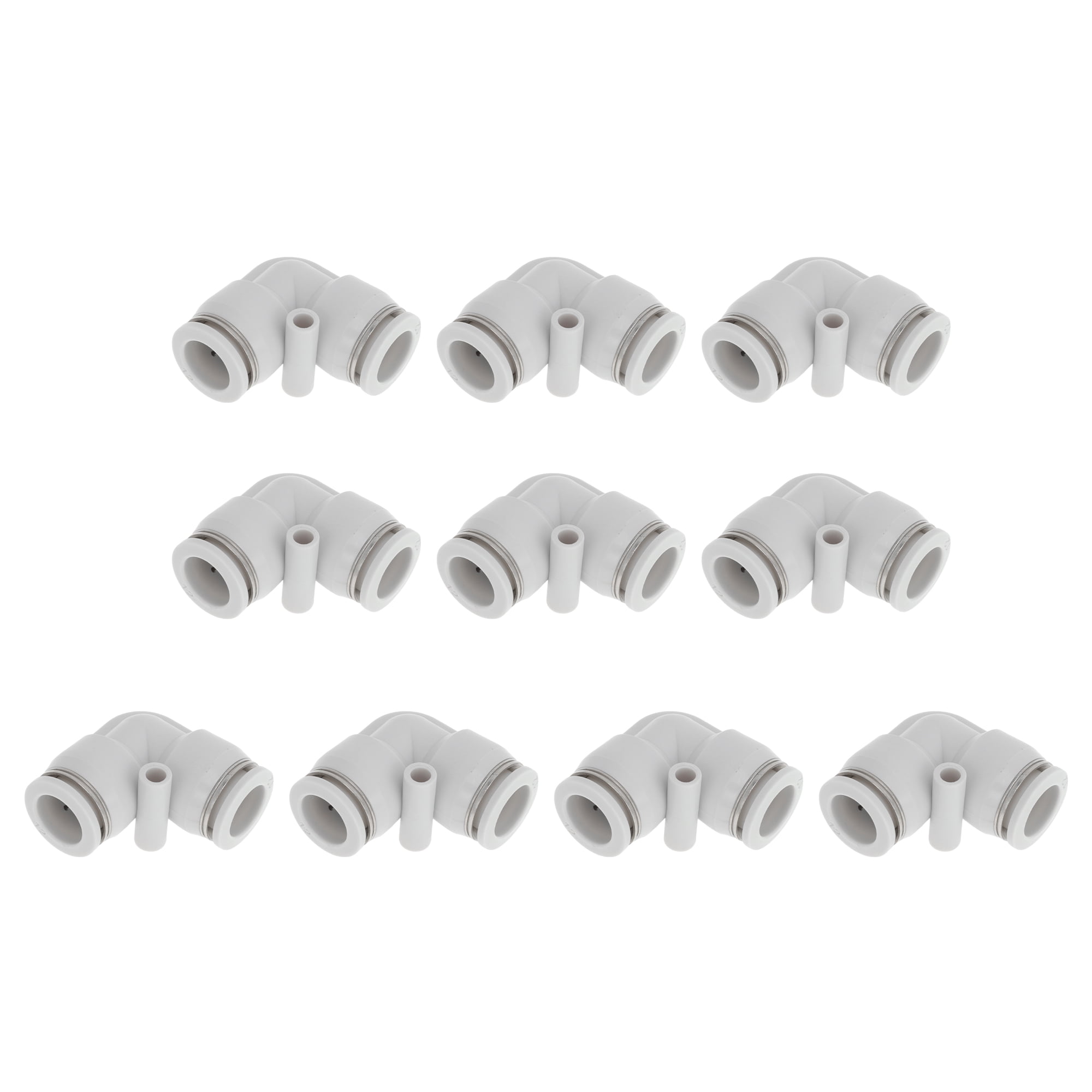 Unique Bargains Push to Connect Air Fittings 1/2" 90 Degree Two Way ...