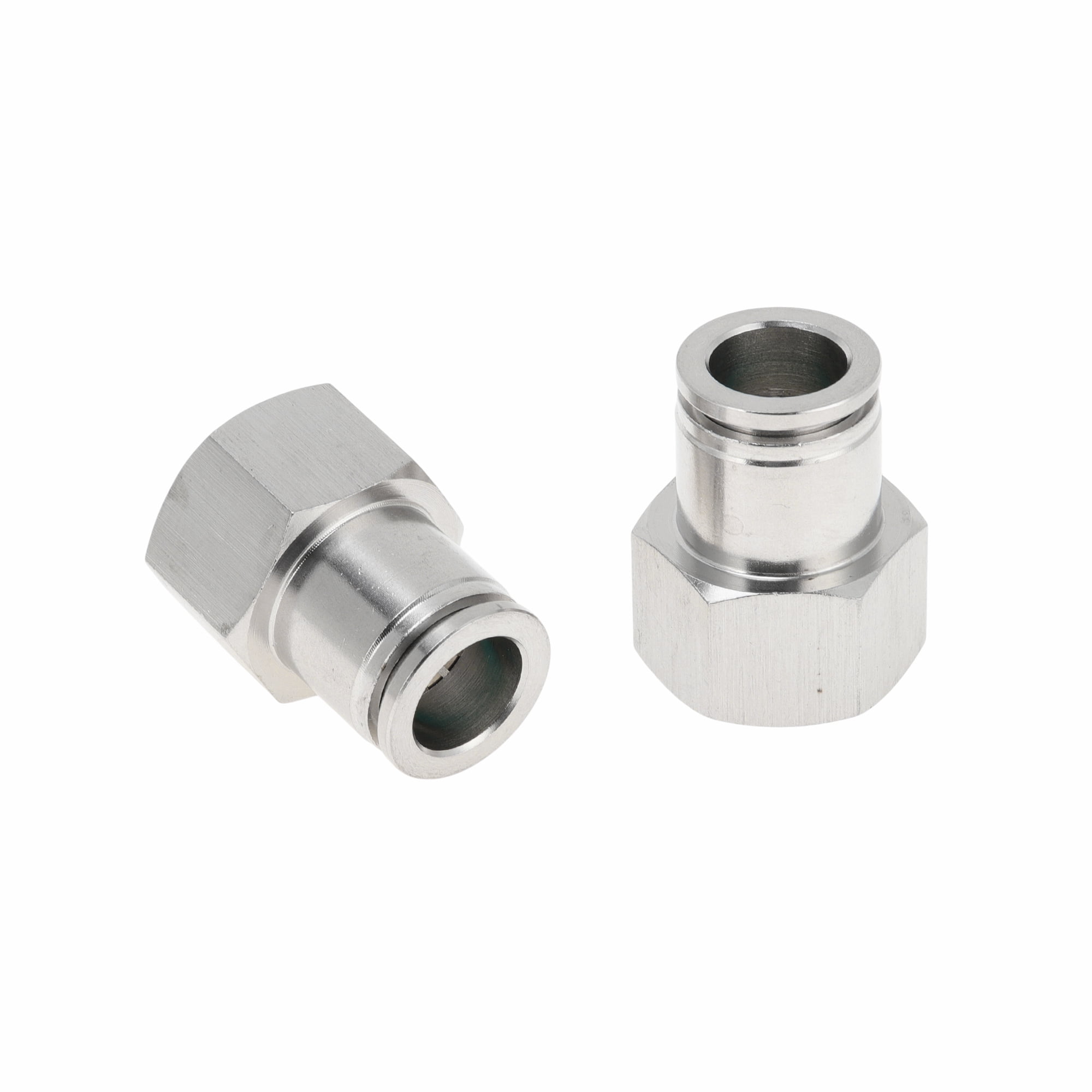 Unique Bargains Push to Connect Air Fittings 1/2" Female Thread Air ...