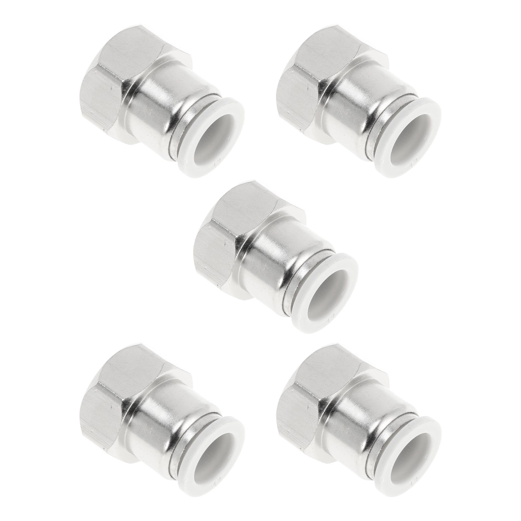 Unique Bargains Push to Connect Air Fittings 1/2" Female Thread Air ...
