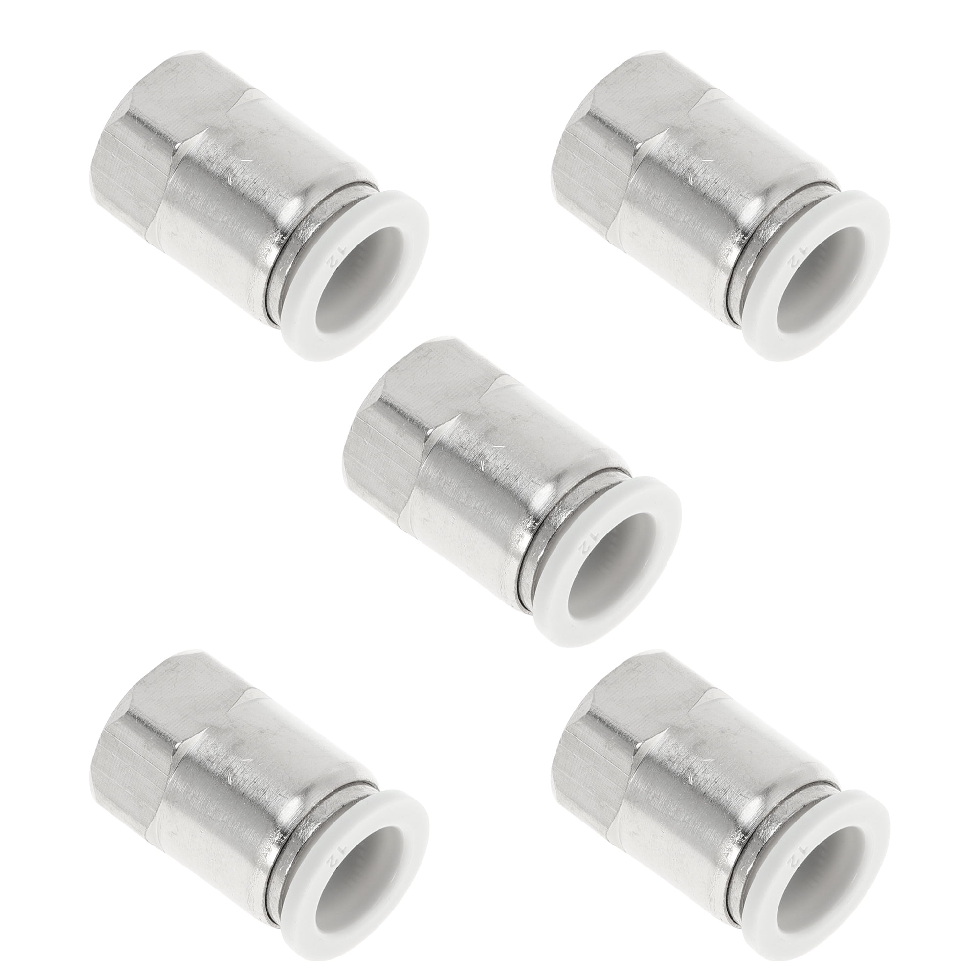 Unique Bargains Push to Connect Air Fittings 1/2" Female Thread Air ...