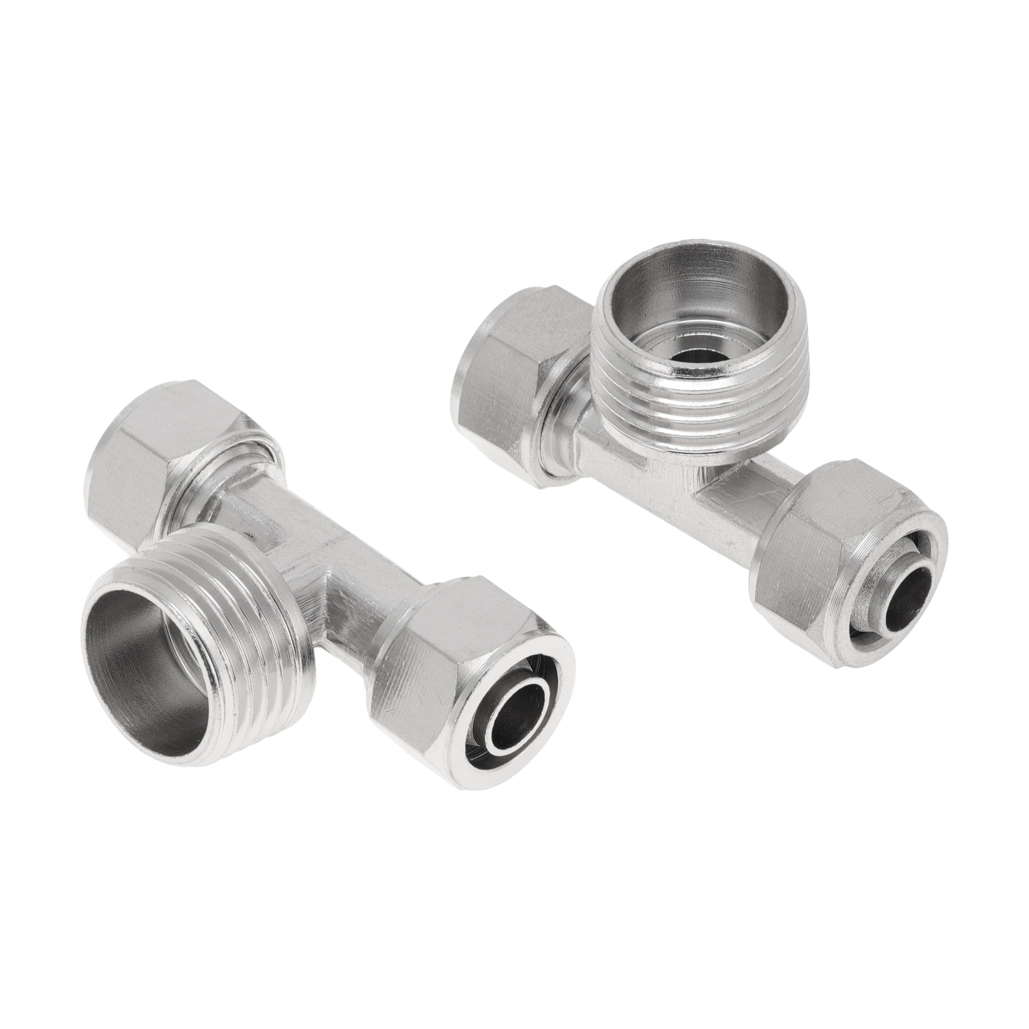 Unique Bargains Push to Connect Air Fittings 1/2" T Type Air Line Quick ...