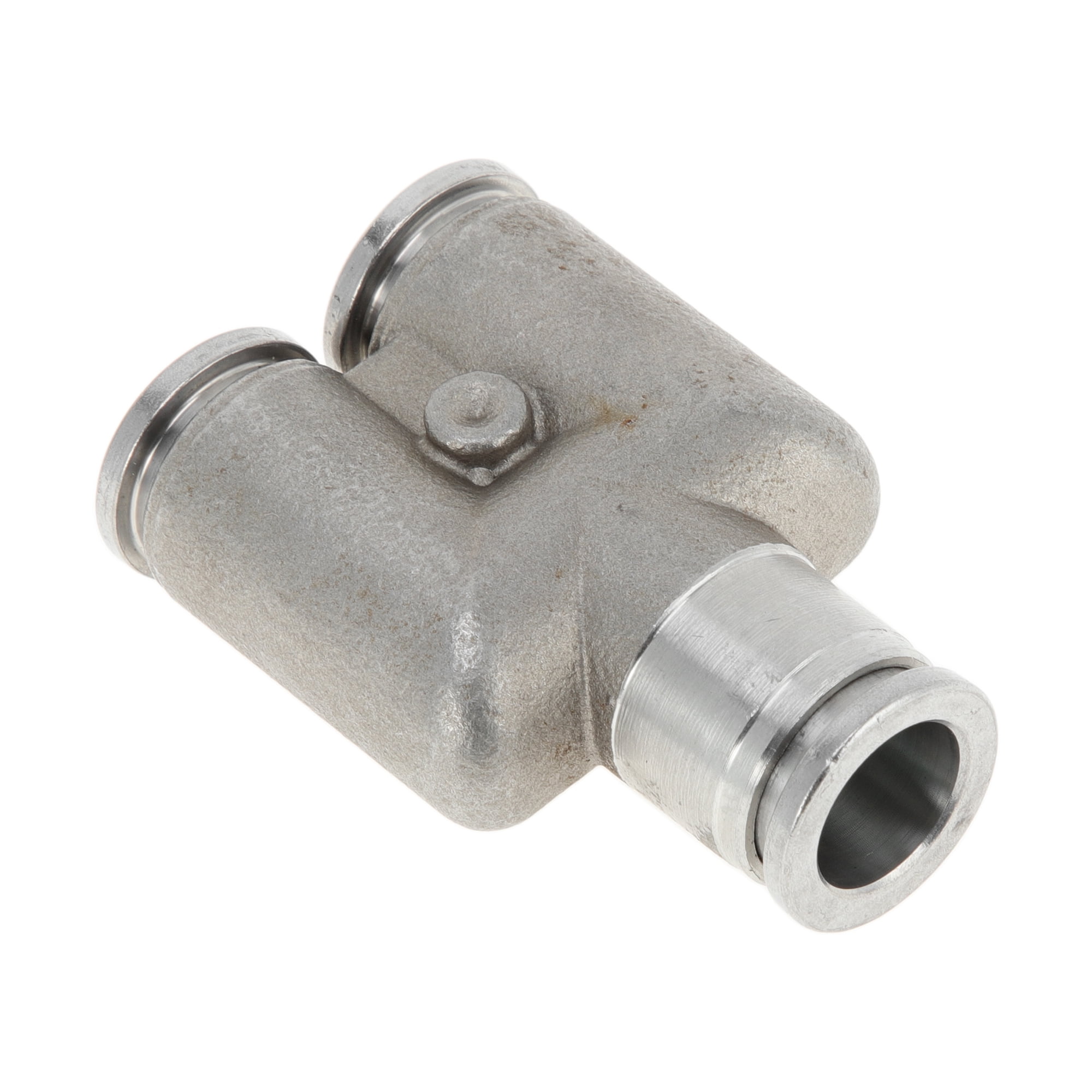 Unique Bargains Push to Connect Air Fittings 1/2" Y Type Air Line Quick Connector 304 Stainless ...